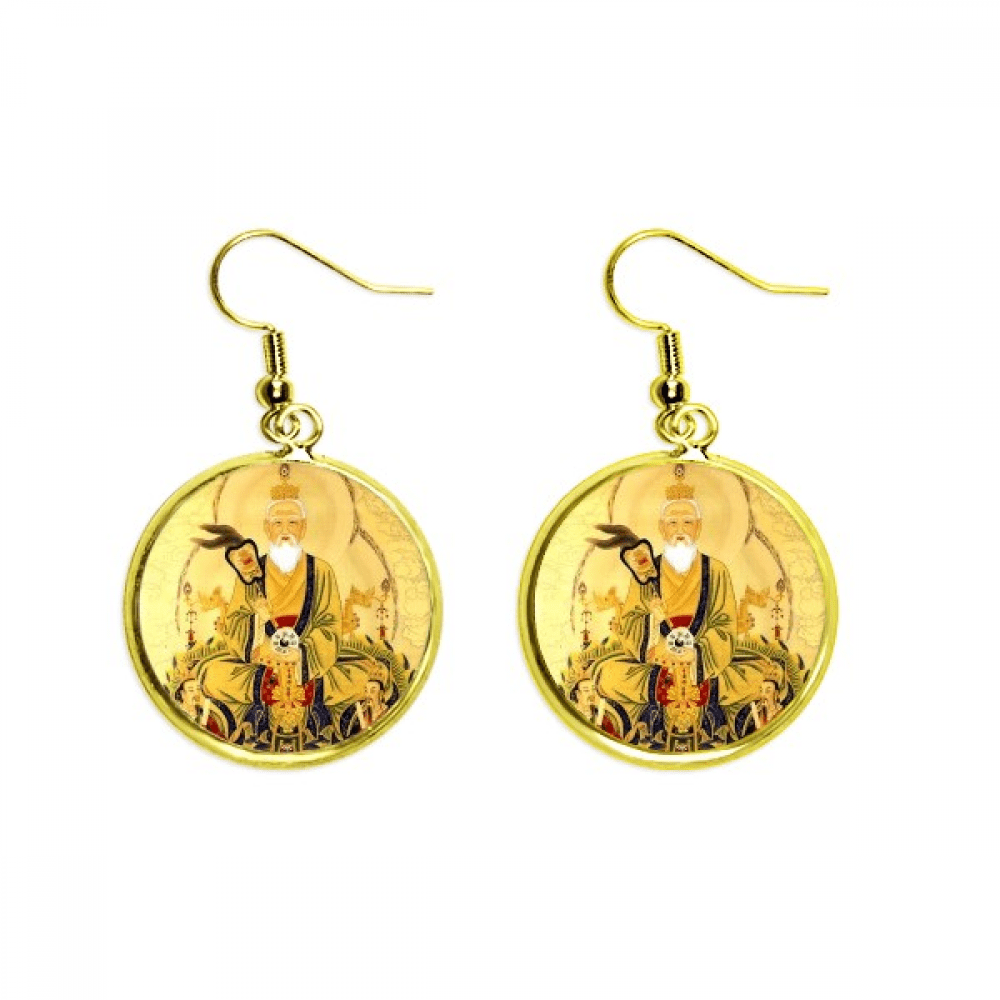 dao chinese god art deco fashion earring dangle en drop earring jewelry ...
