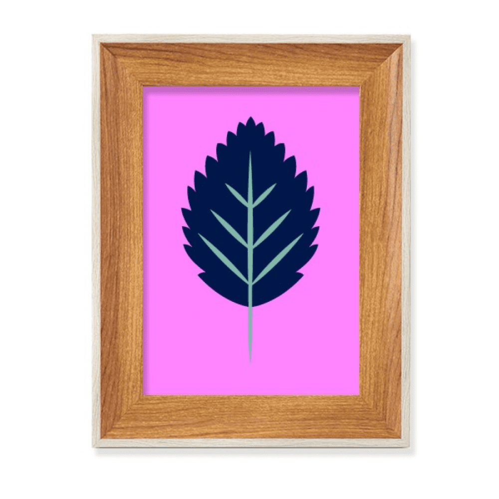 dark blue symmetry desktop wooden photo frame display picture art ...
