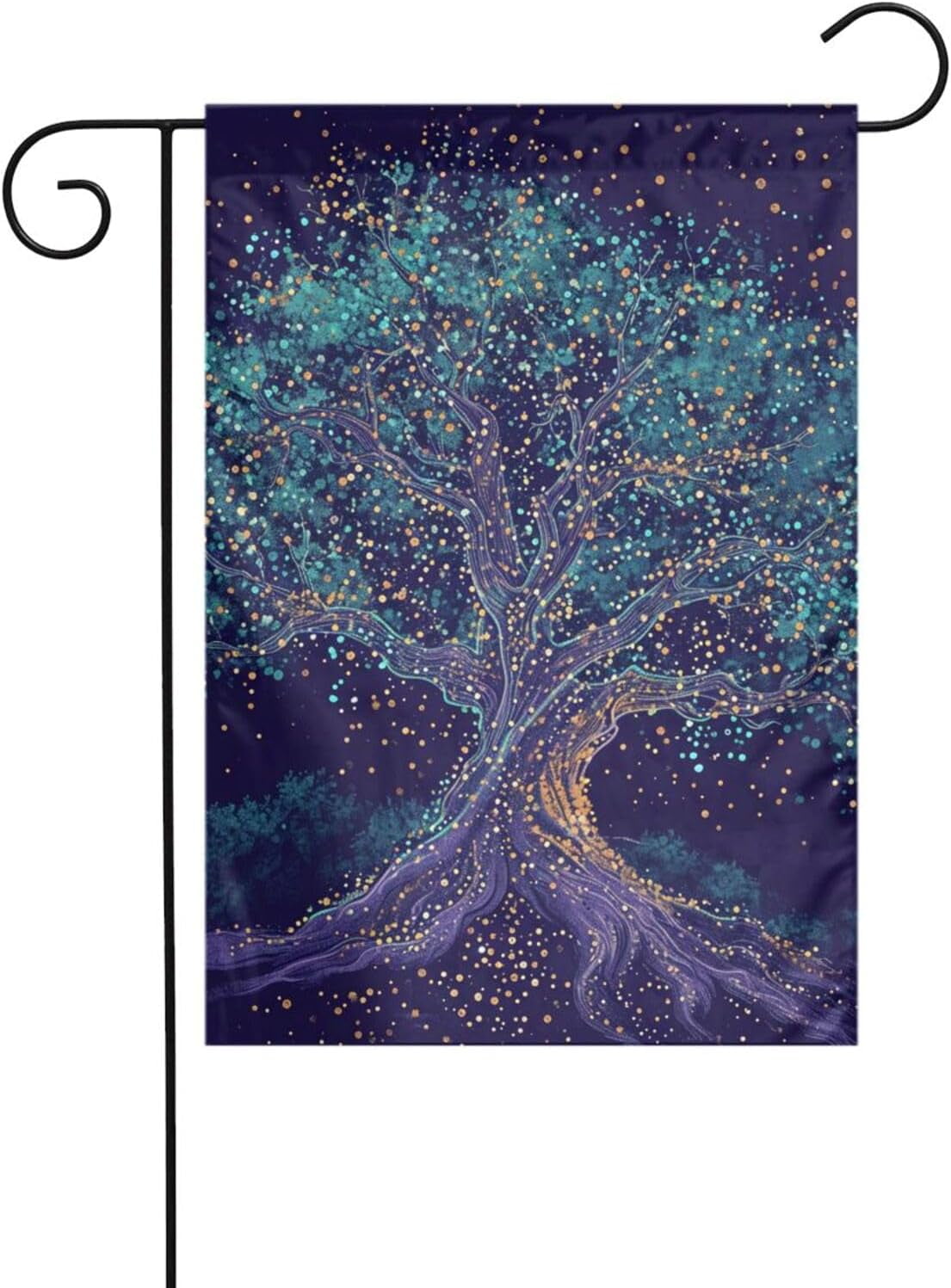 dark tree art Garden Flags Double Sided,Garden Flags for All Seasons ...