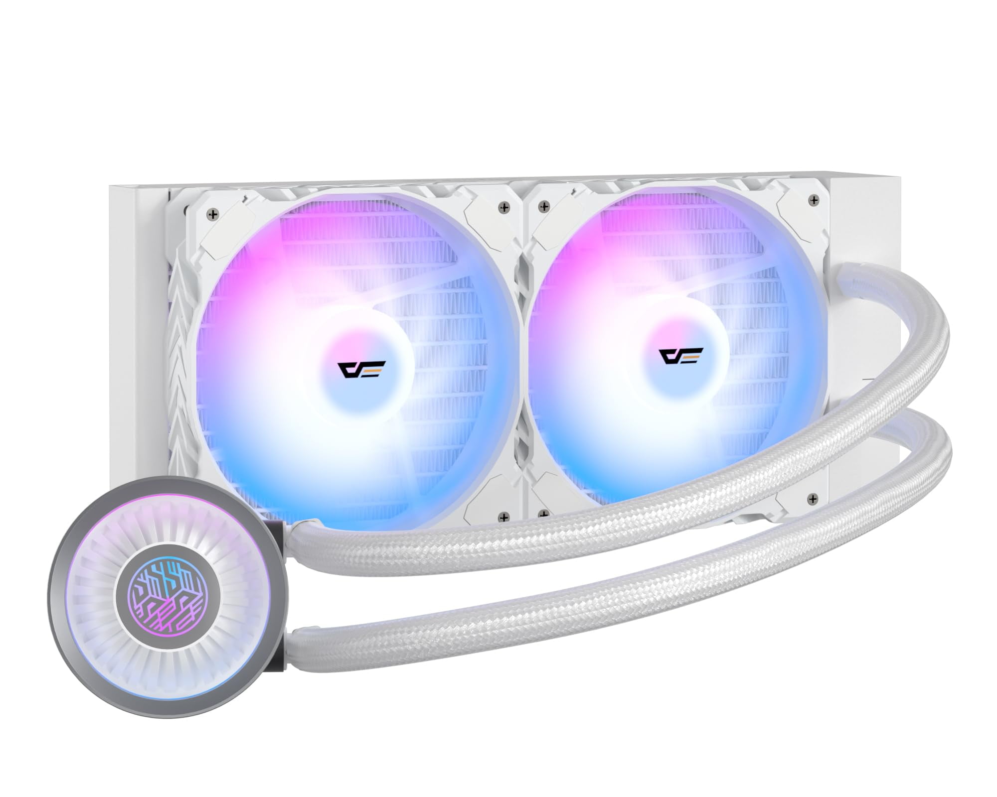 darkFlash DNA240A AIO CPU RRF12 Liquid Cooler, High-Performance Pump ...