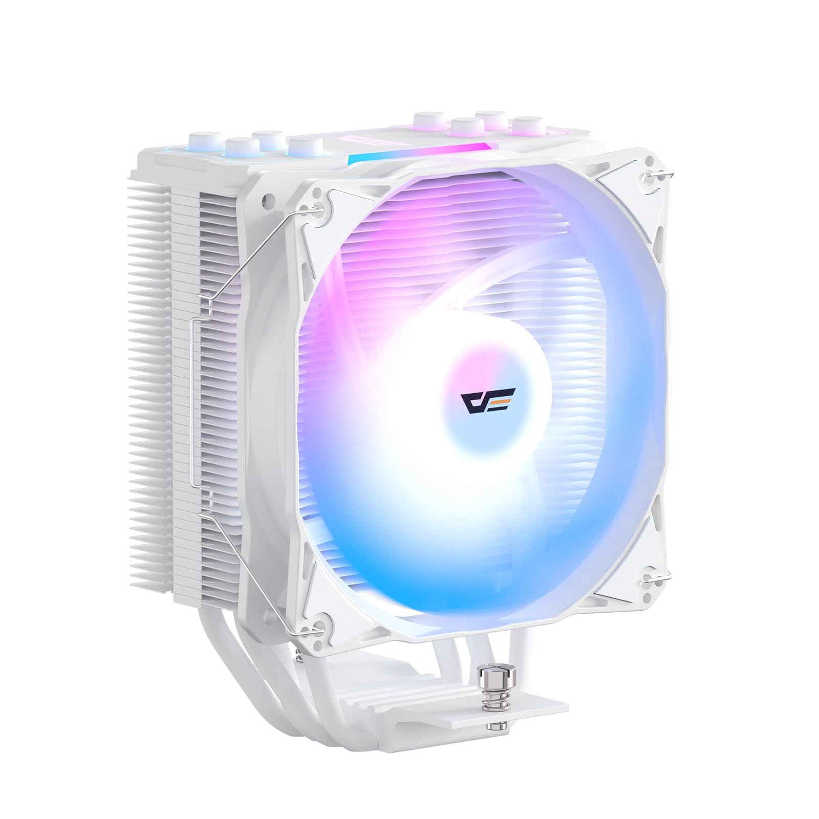 darkFlash Z4Pro Mist CPU KEF16 Cooler, 120mm Single-Tower, 200W, 4×Ф6mm ...