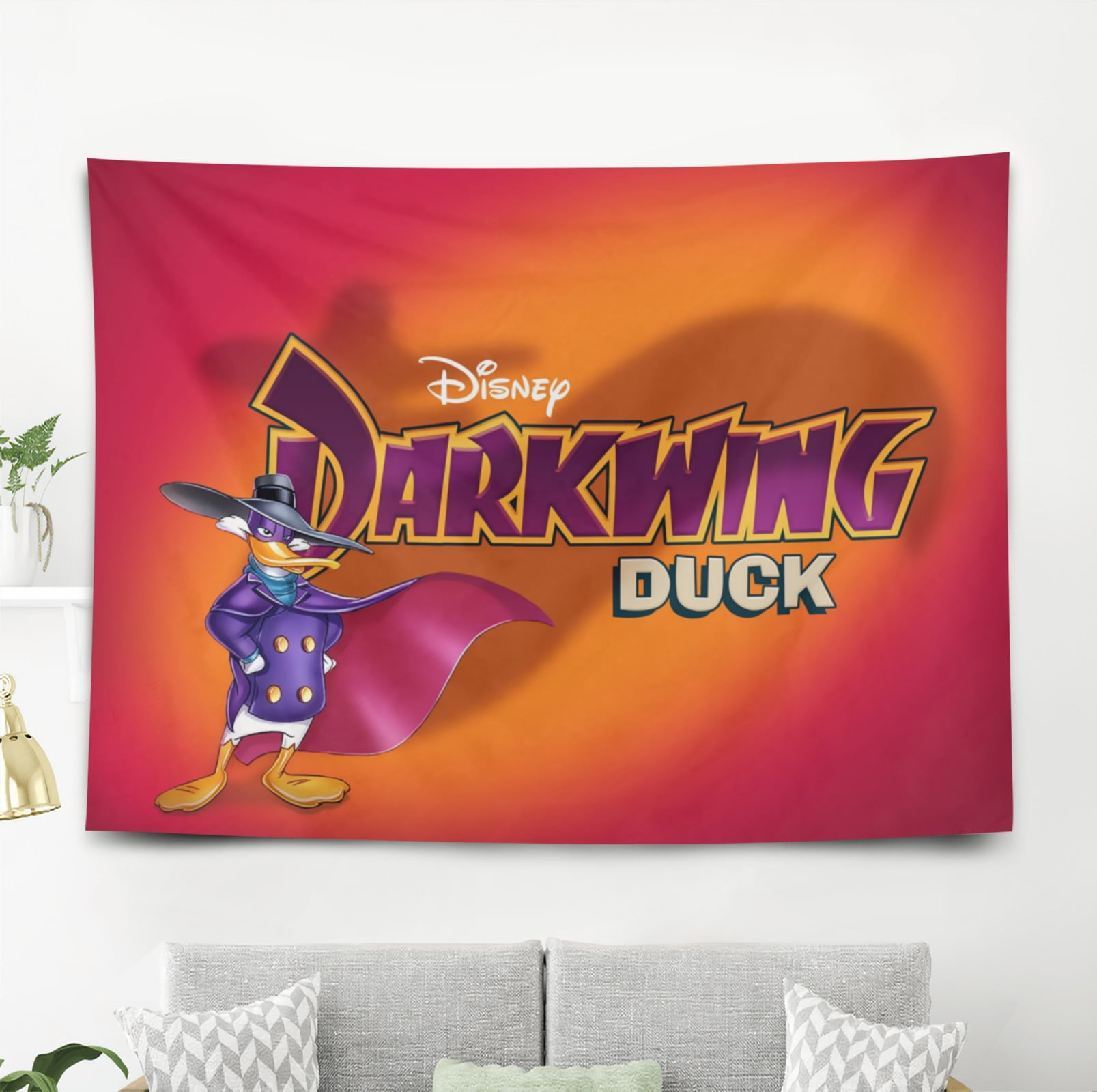 darkwing duck Tapestry Gift Wall Hanging Backdrop for Room Bedroom ...