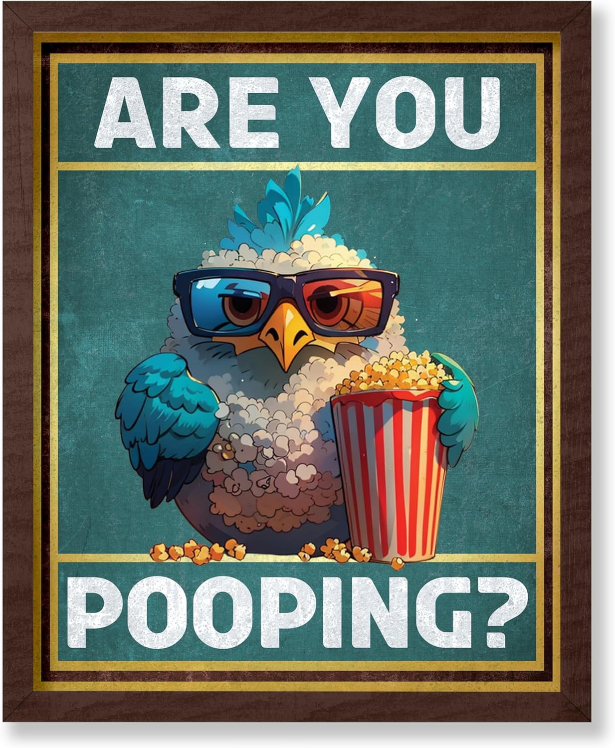 dashauibi-Are You Pooping Poster - Chicken Print - Funny Little Chick ...