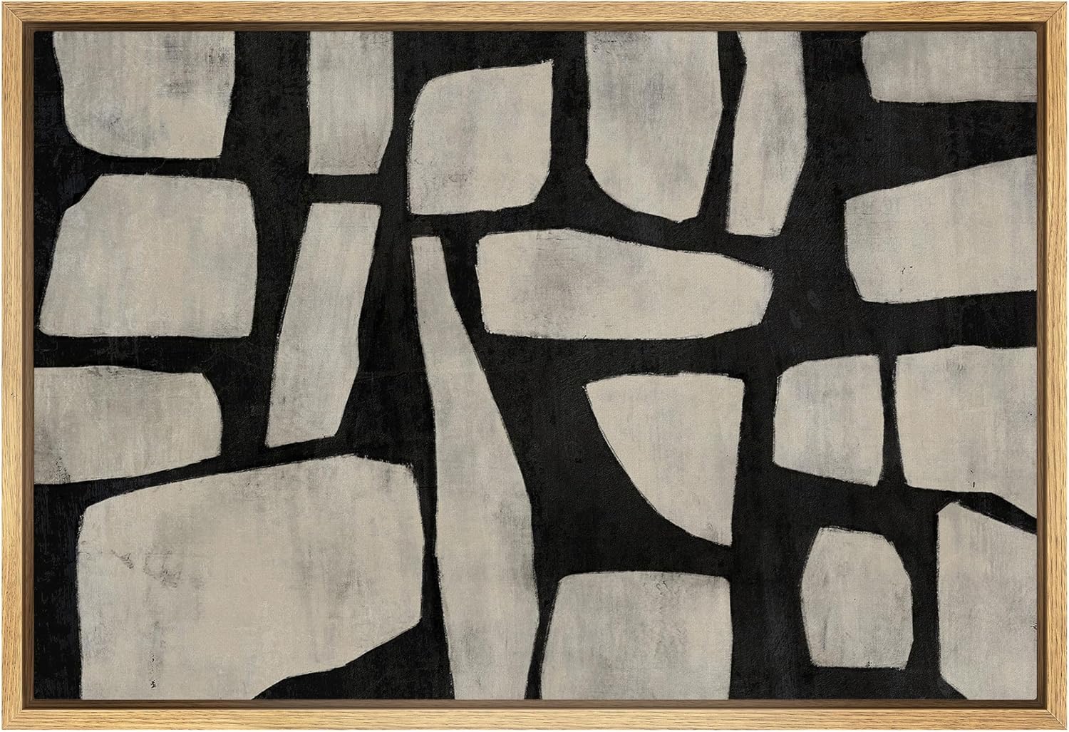 dashuaibi-Canvas Print Wall Art Geometric Abstract Black and White ...