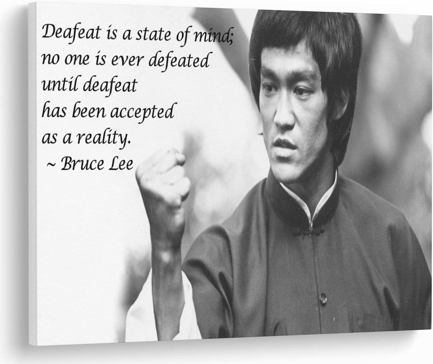 dashuaibi-Canvas unframed for Bruce Lee Wall Art Sports Positive Quotes ...