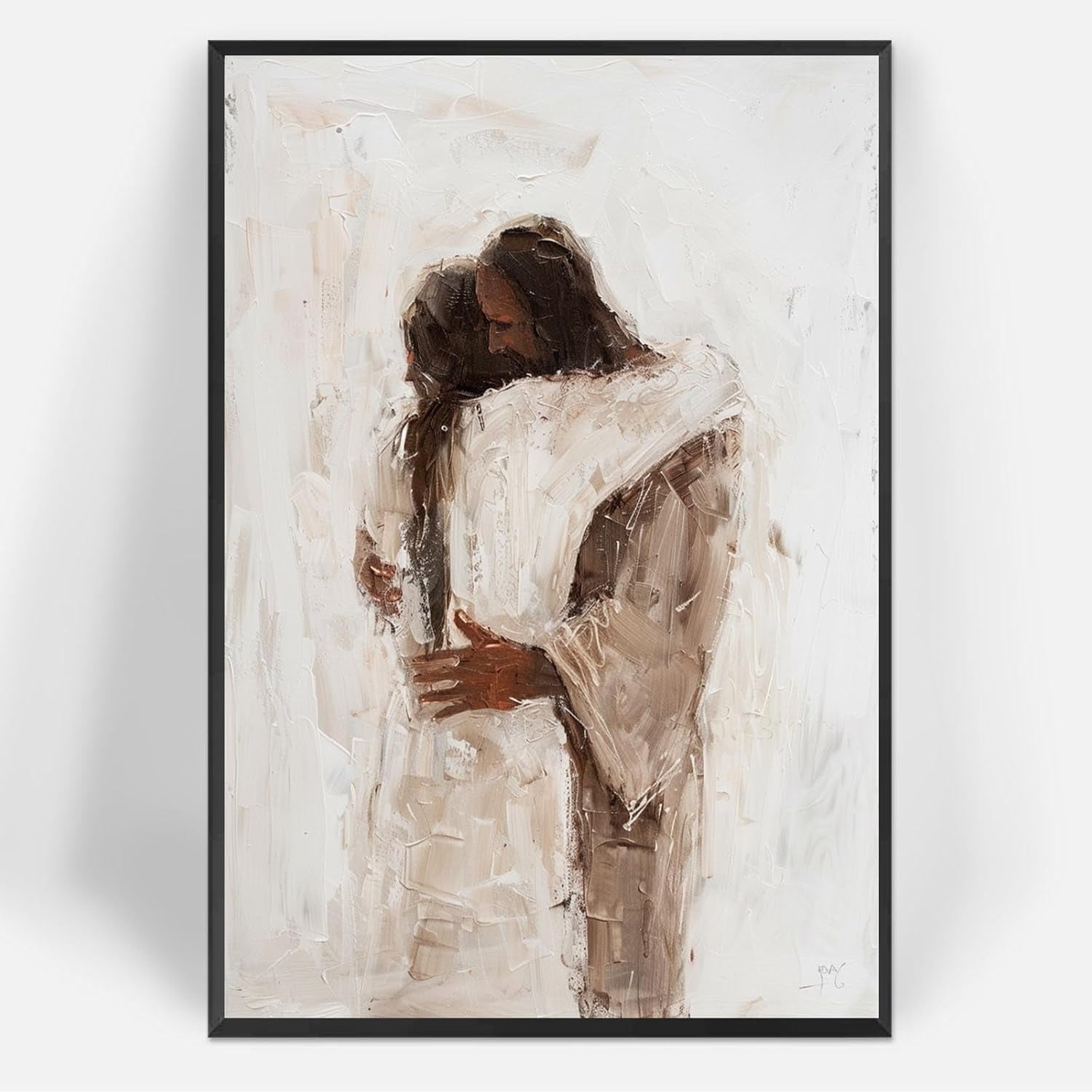 dashuaibi-Faith-Inspired Christian Poster Jesus Embracing Woman prints ...