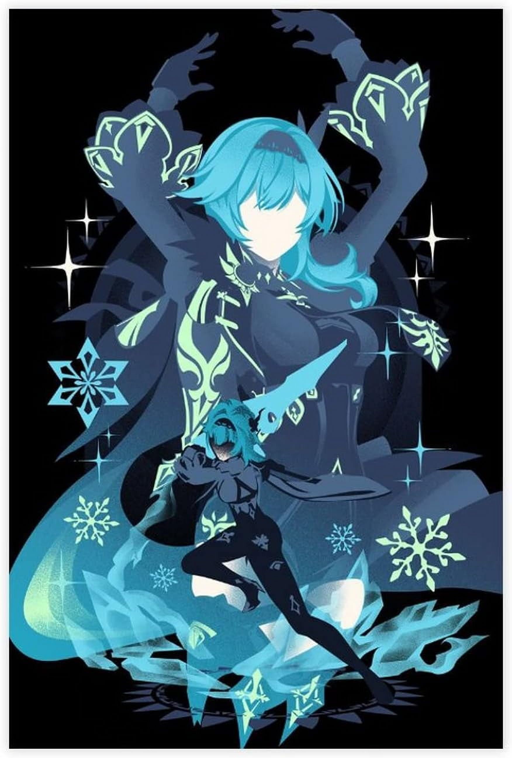 dashuaibi-Genshin Impact Eula Canvas Poster Wall Art Decor Print ...