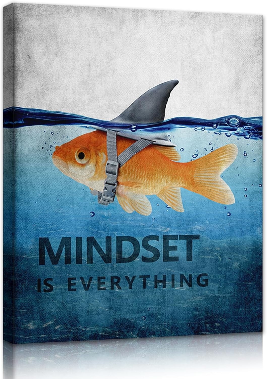 dashuaibi-Goldfish Shark Motivational Poster Mindset is Everything ...