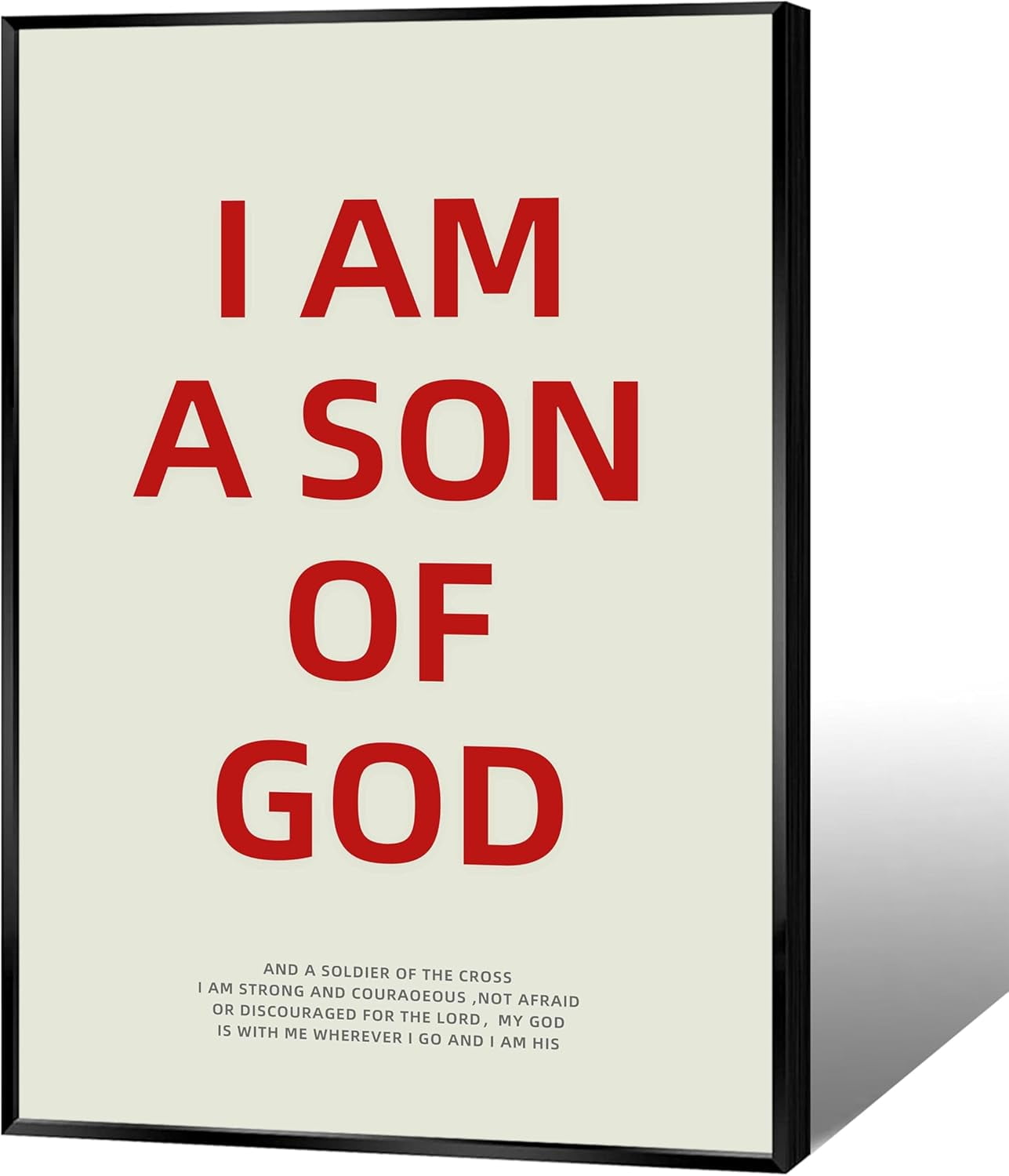 dashuaibi-Positive Bible Verse Canvas Wall Art I Am A Son Of God ...