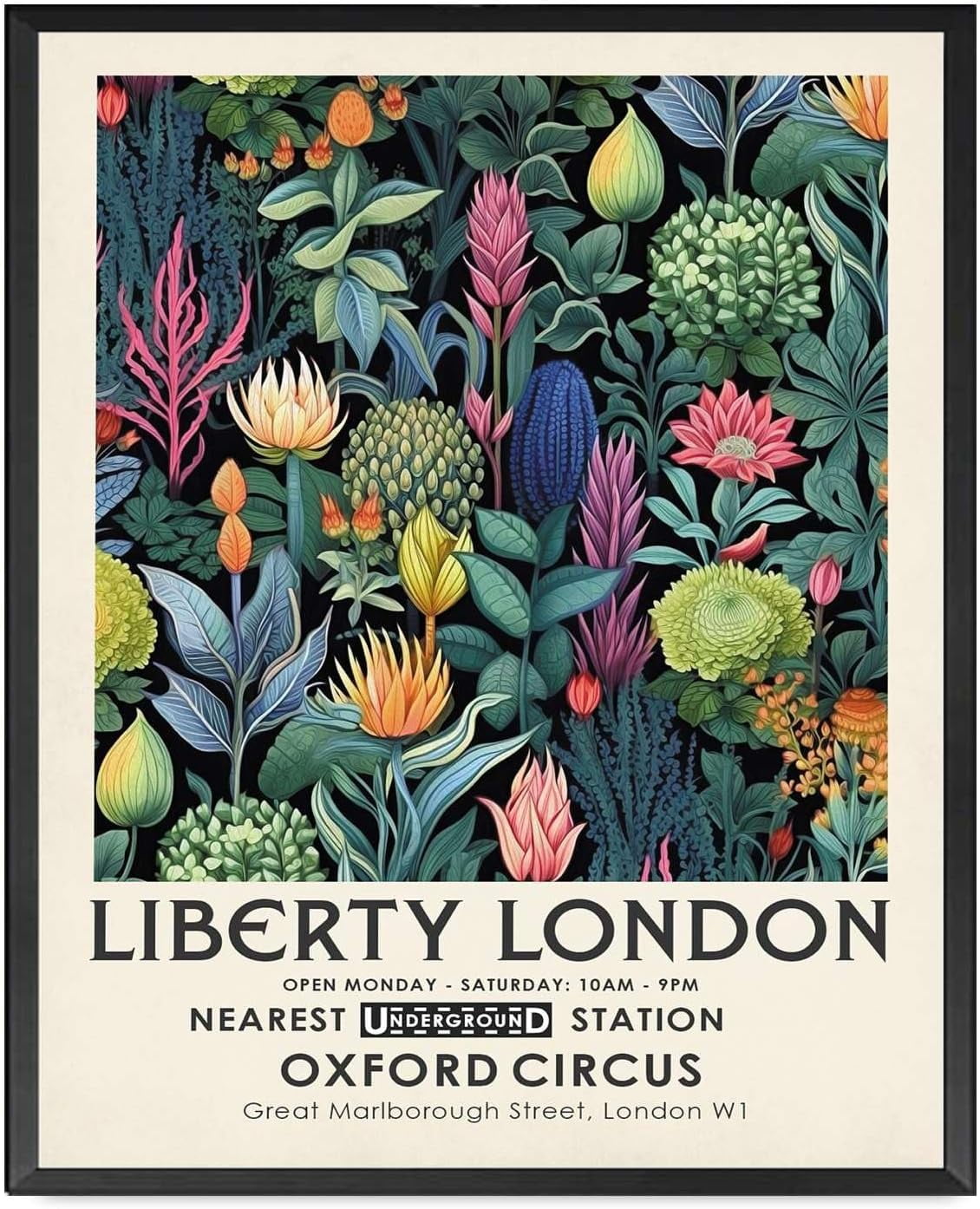 dashuaibi-Poster Decorative Canvas Painting Liberty London Flower ...