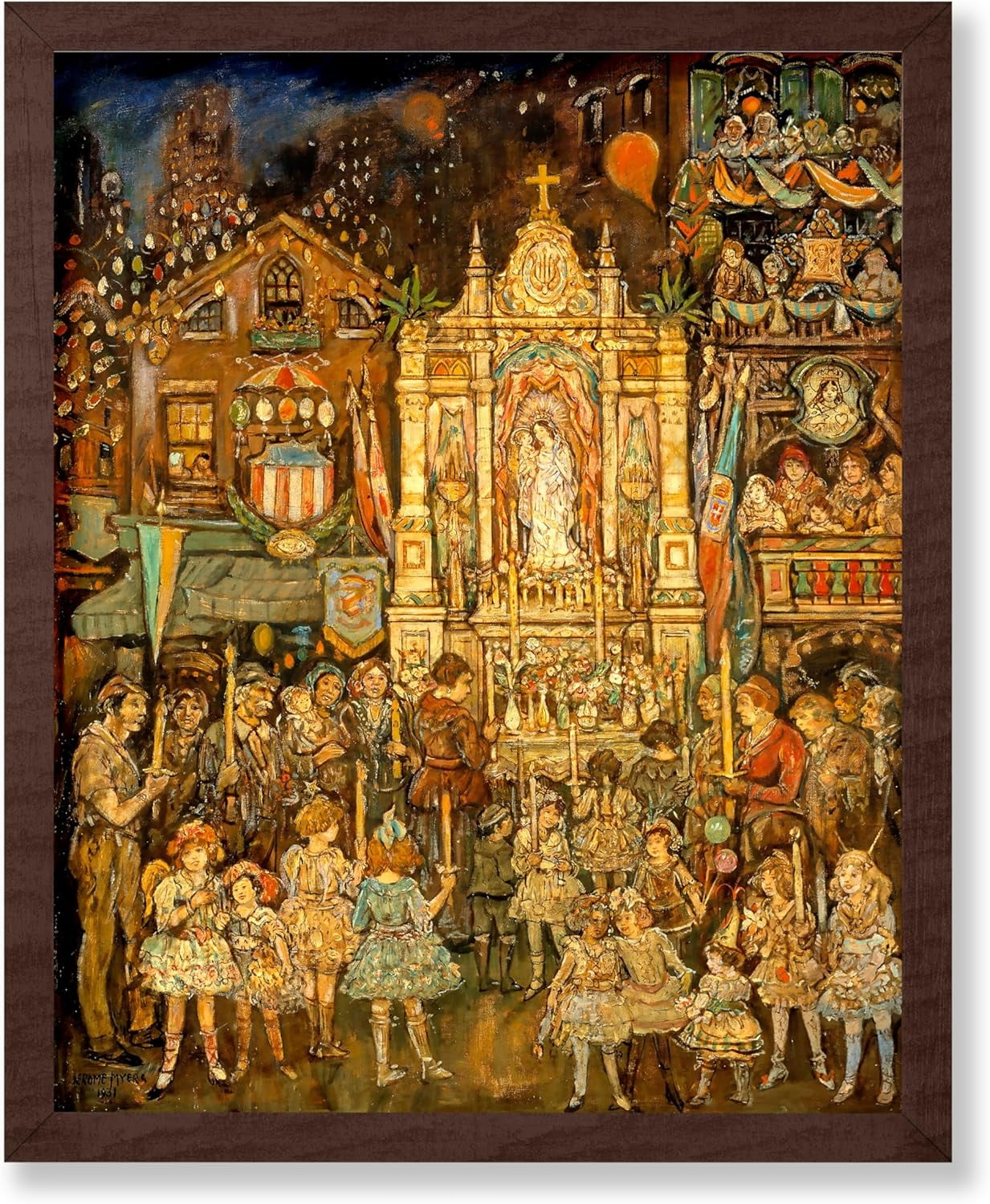 dashuaibi-Posters- Vintage Catholic Poster - Retro Religious Print ...