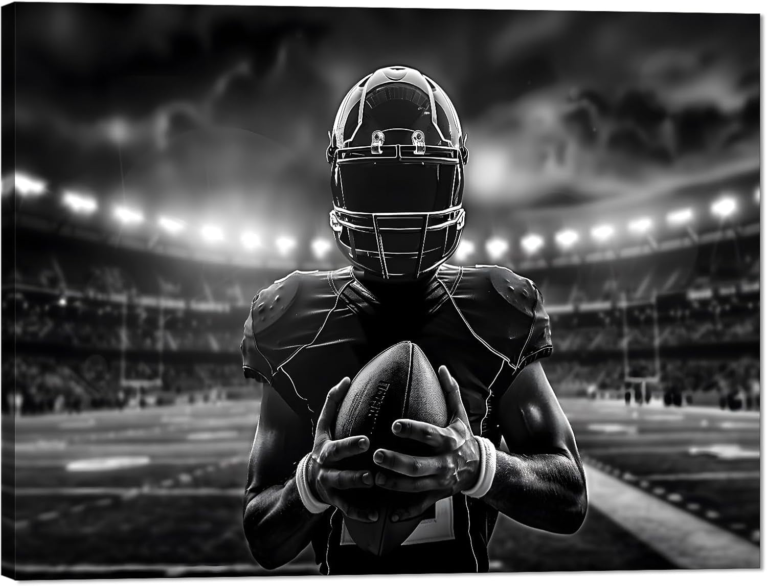 dashuaibi--Rugby Wall Art - American Sports Player Canvas Painting ...