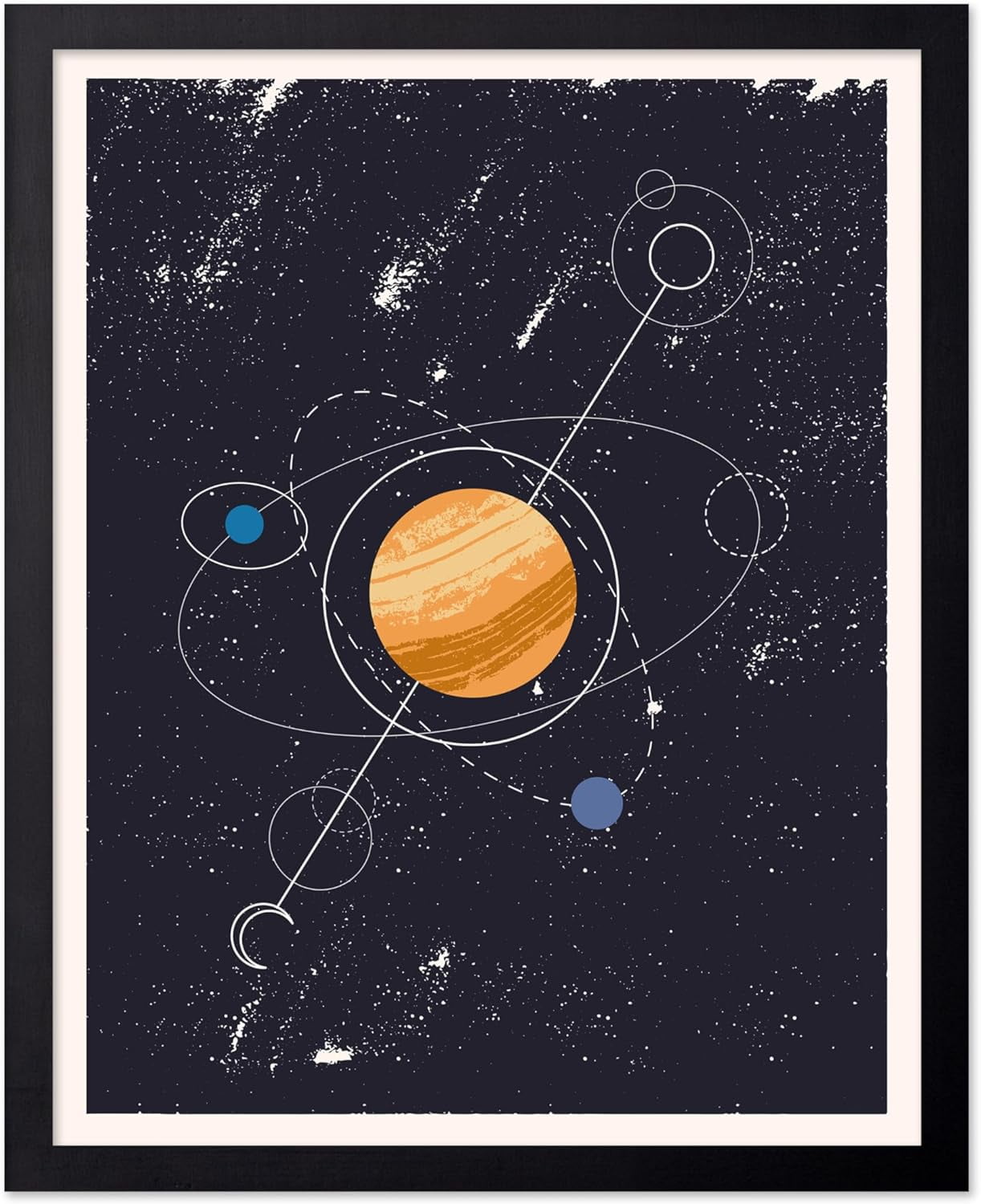 dashuaibi-Solar System Poster - Galaxy Print - Planets Art - Outer ...