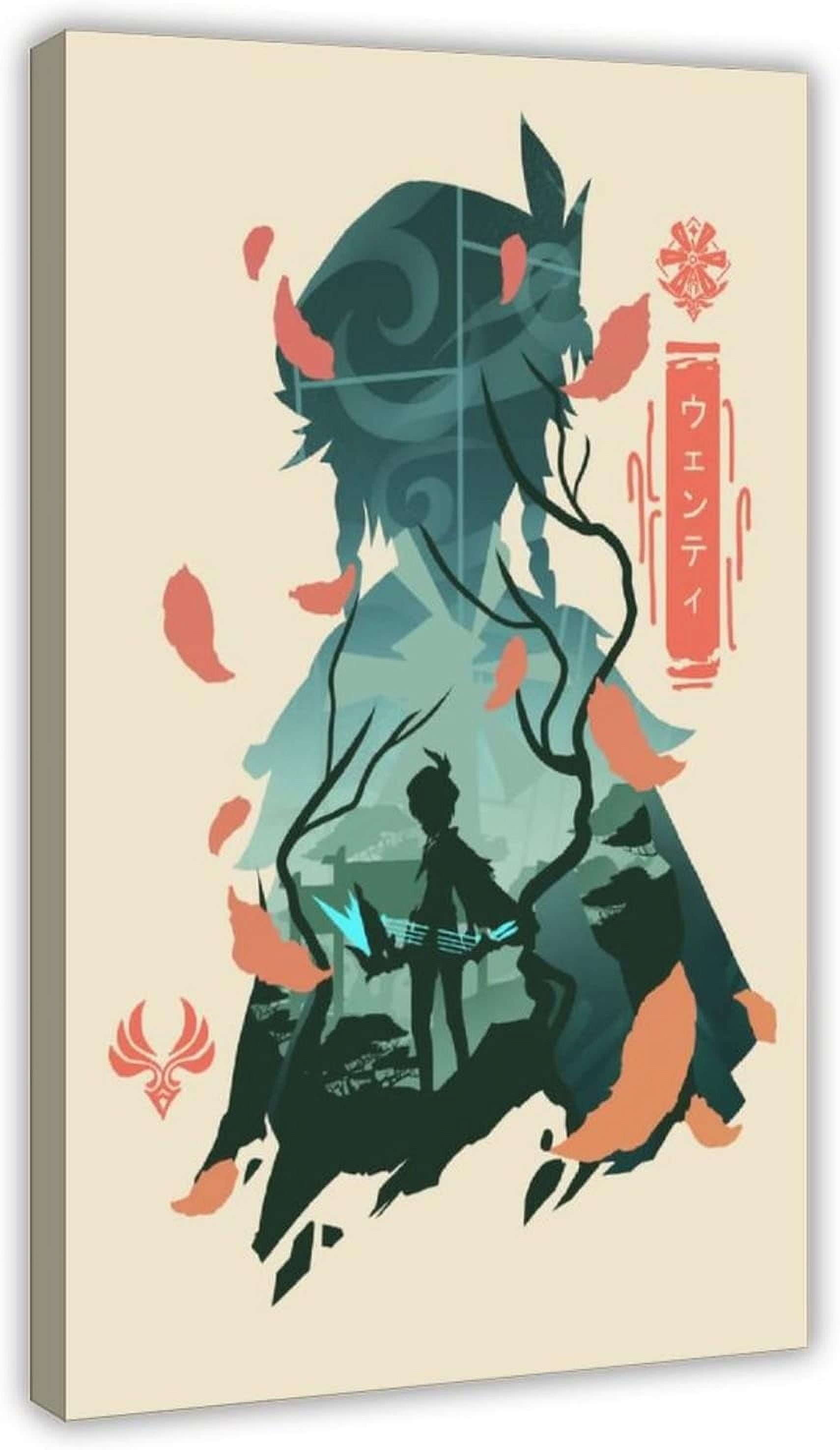 dashuaibi-Venti Genshin Impact Canvas Poster Wall Art Decor Print ...