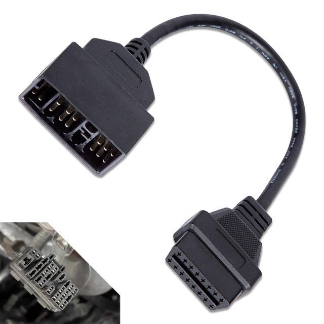 dawfall 1 PC Car 22 Pin OBD1 to 16 Pin OBD2 Cable, 11.81" Conversion ...
