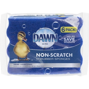 Dawn Non Scratch Scrubbing Sponge, 6 Ct - Walmart.com