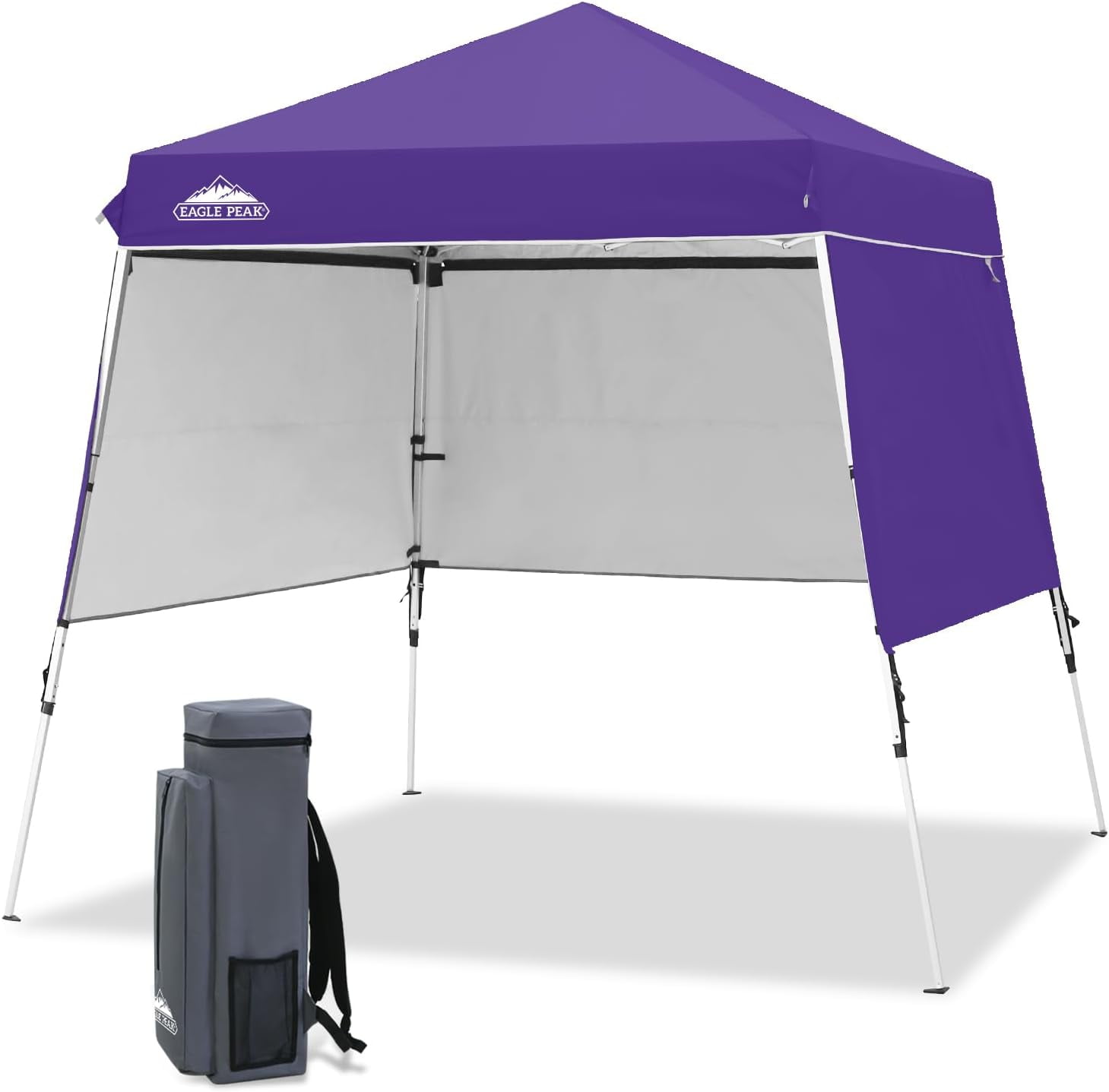 **day tripper 8x8 aluminum super-lightweight slant leg pop up canopy ...