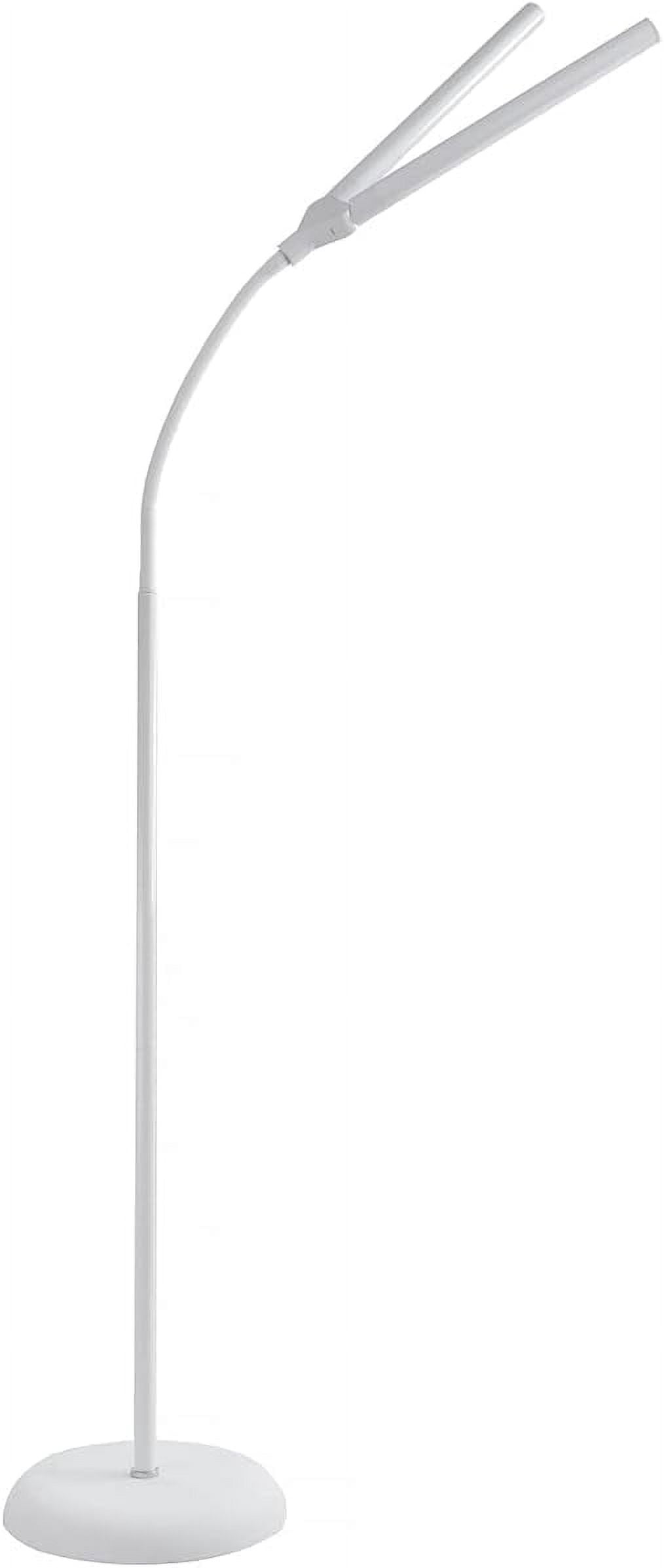 daylight DuoPro™ Table Lamp - Double Shade LED Task Lamp, 4 Brightness ...