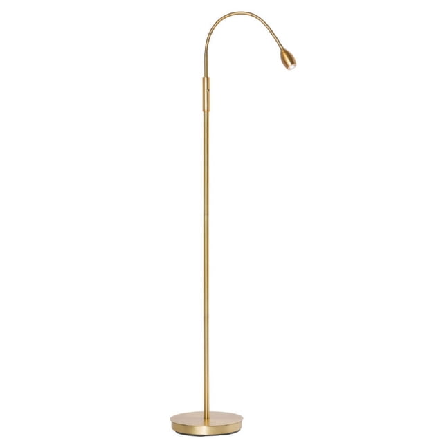 daylight24 Adjustable Beam High Output LED Floor Lamp, Gold - Walmart ...