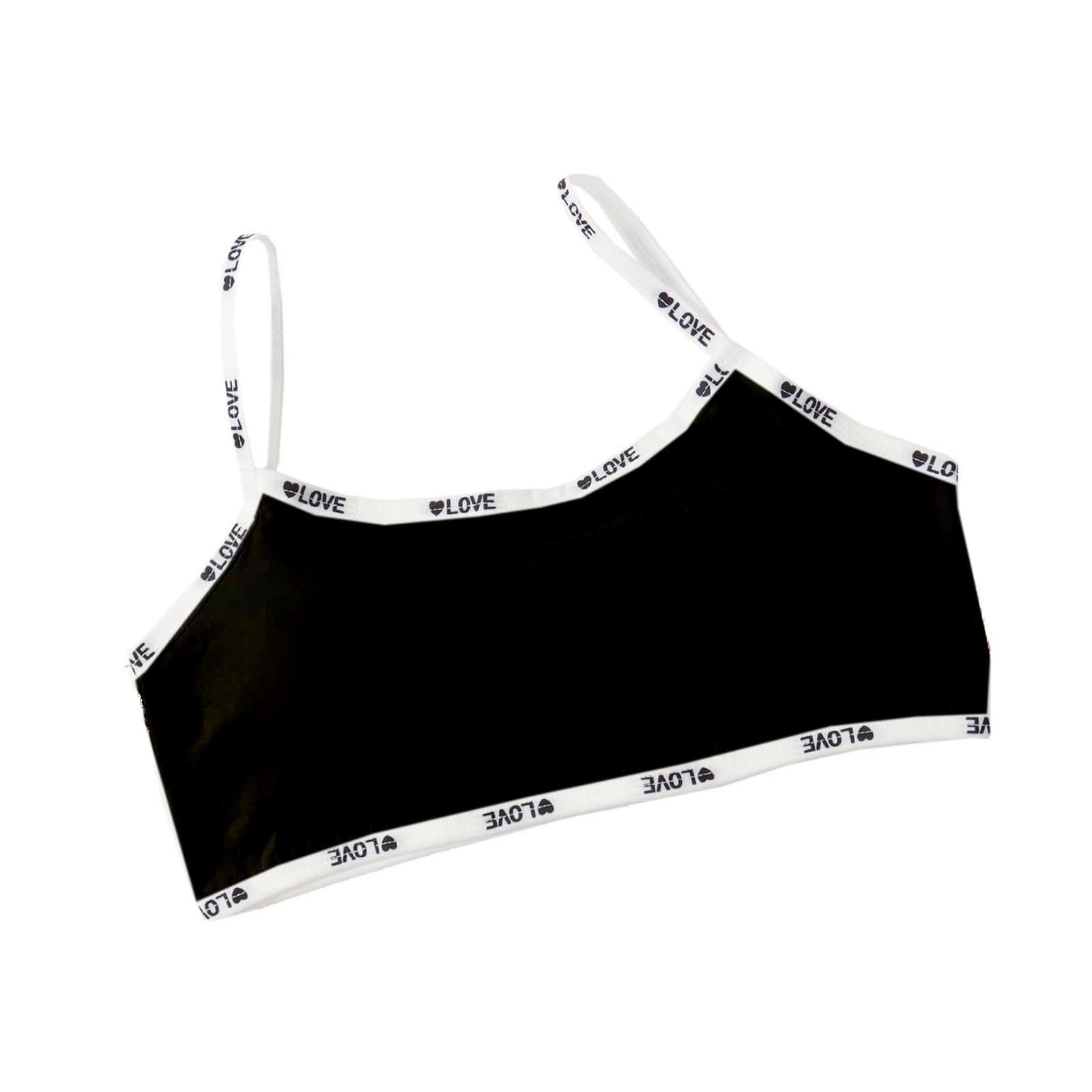 dazeni Basic Crop Taining Bras for Girls Breathable First Bras ...