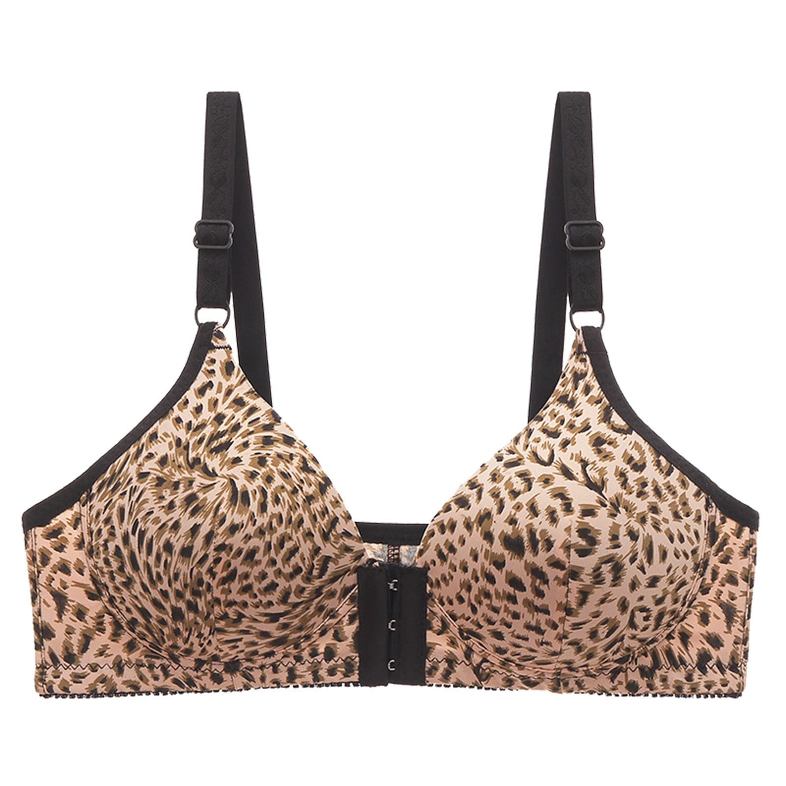 dazeni Front Closure Bras for Women Wireless Lightly Padded Bralett ...