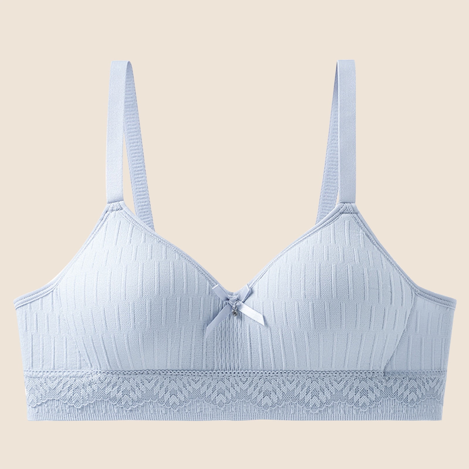 dazeni Girls Padded Training Bras Comfortable Adjustable Nylon Bras ...