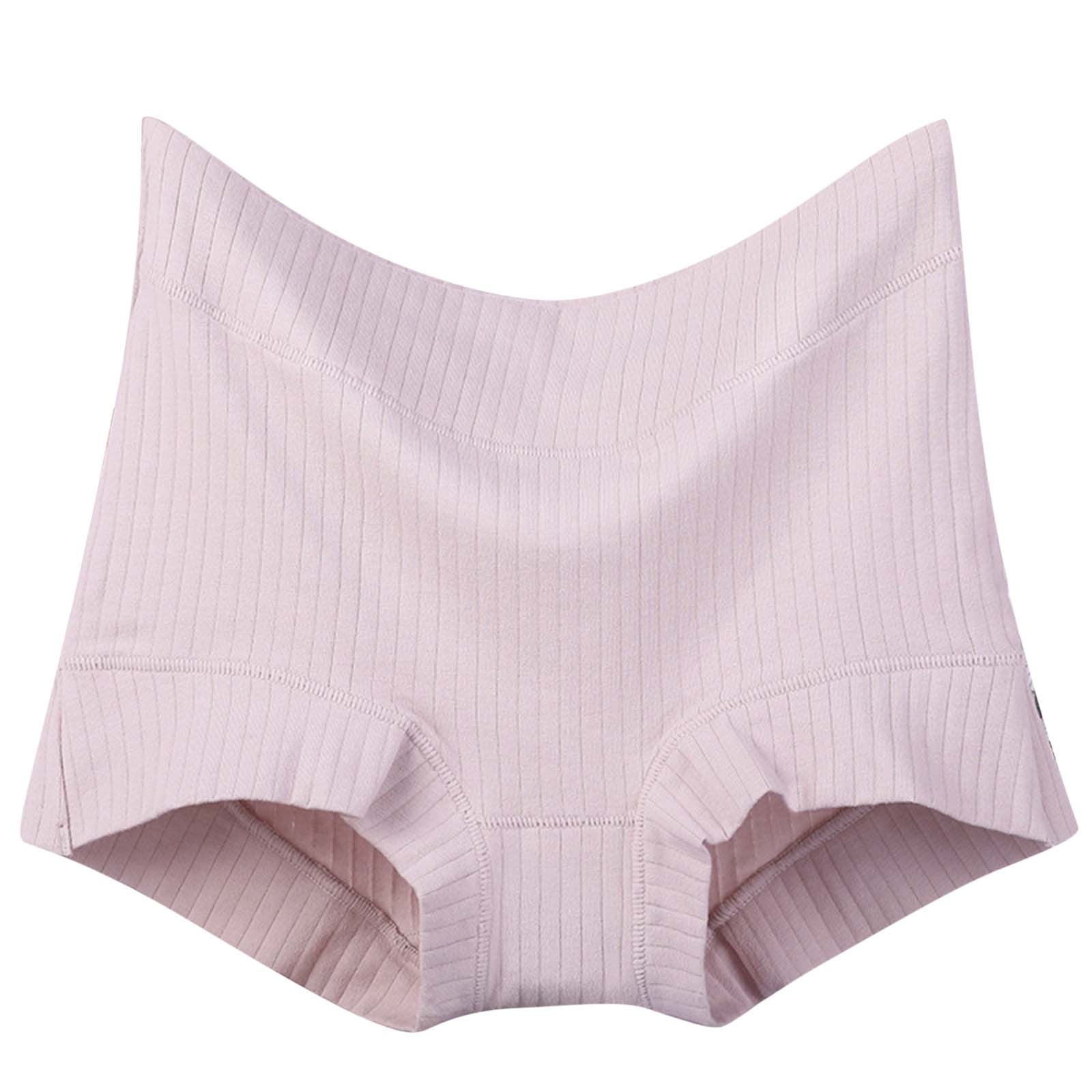dazeni Women's Plus Size (XL-6XL) Cotton Underwear Soft Ribbed Panties ...