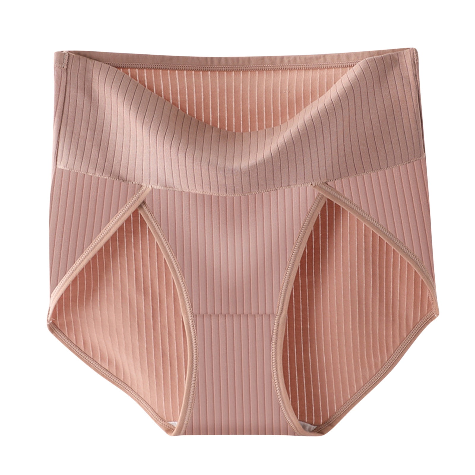 dazeni Women's Underwear Plus Size Cotton Ribbed Panties Comfy Soft ...