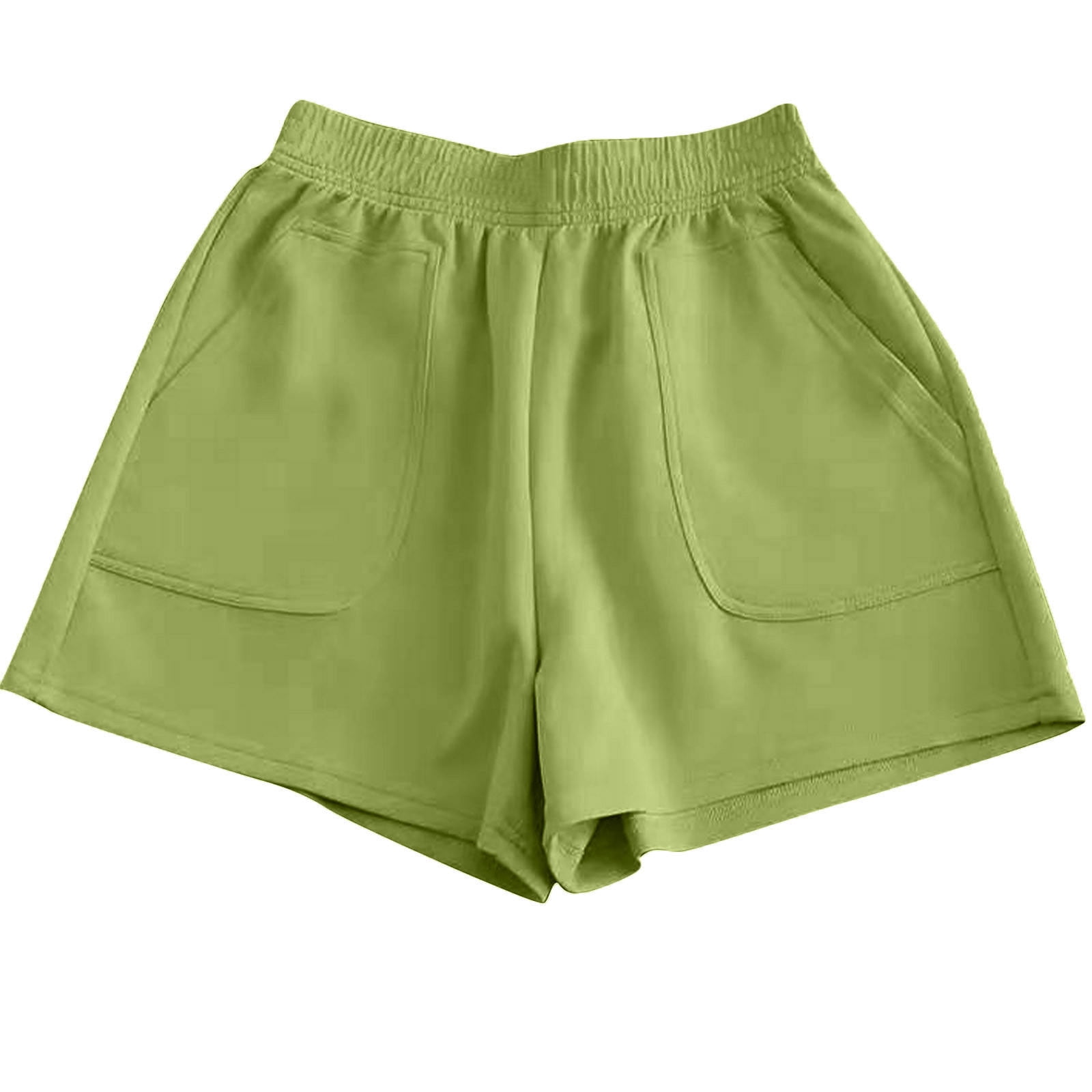 dazeni Womens Ultra Soft Athletic Casual Sweat Shorts with Pockets High ...