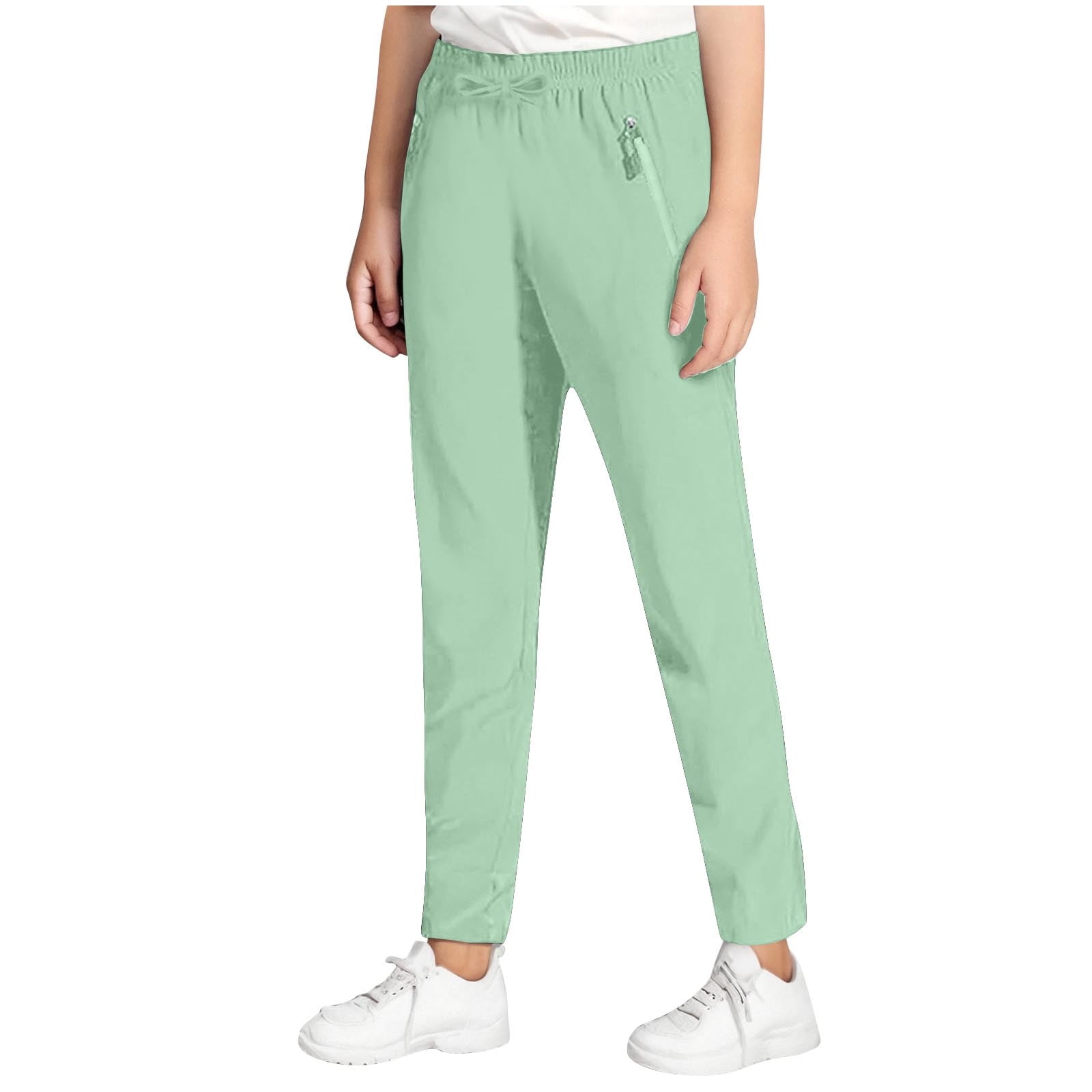 daznei Girls High Wasited Active Athletic Hiking Pants Slim Fit Joggers ...