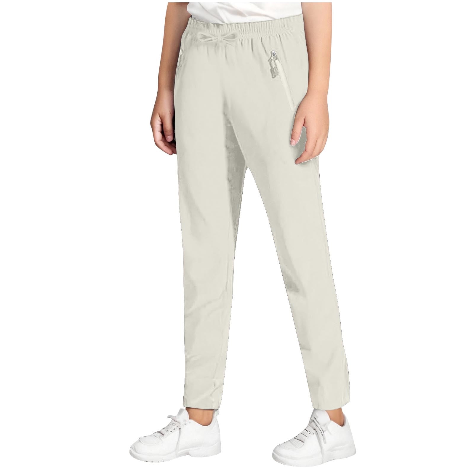 daznei Girls High Wasited Active Athletic Hiking Pants Slim Fit Joggers ...
