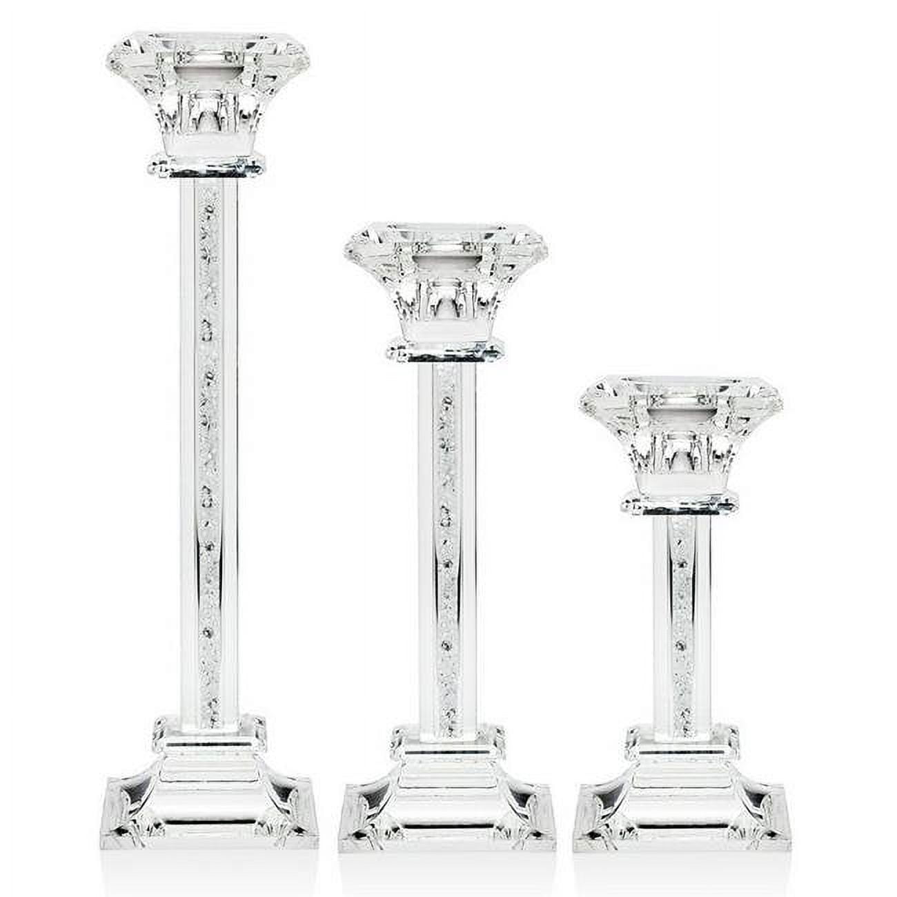 dazzle-scalloped-3-piece-tapared-candlestick-set - Walmart.com
