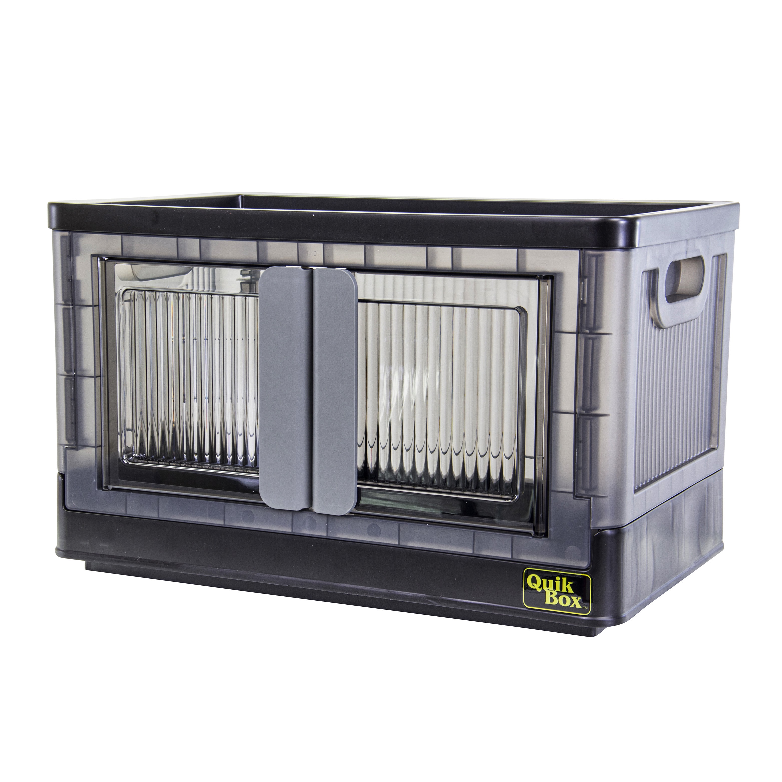 dbest products Quik Box - 8.4 Gallon Stackable Storage Bins with Doors ...