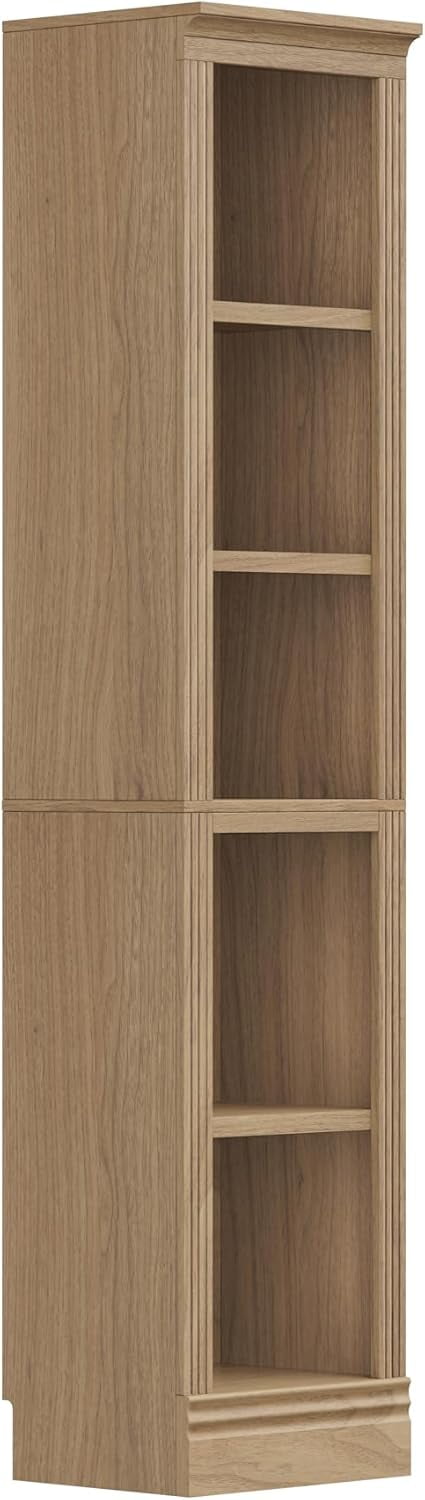 dbtygrnmi Halston Multi-Depth with Doors Bookshelves and Bookcase Floor ...