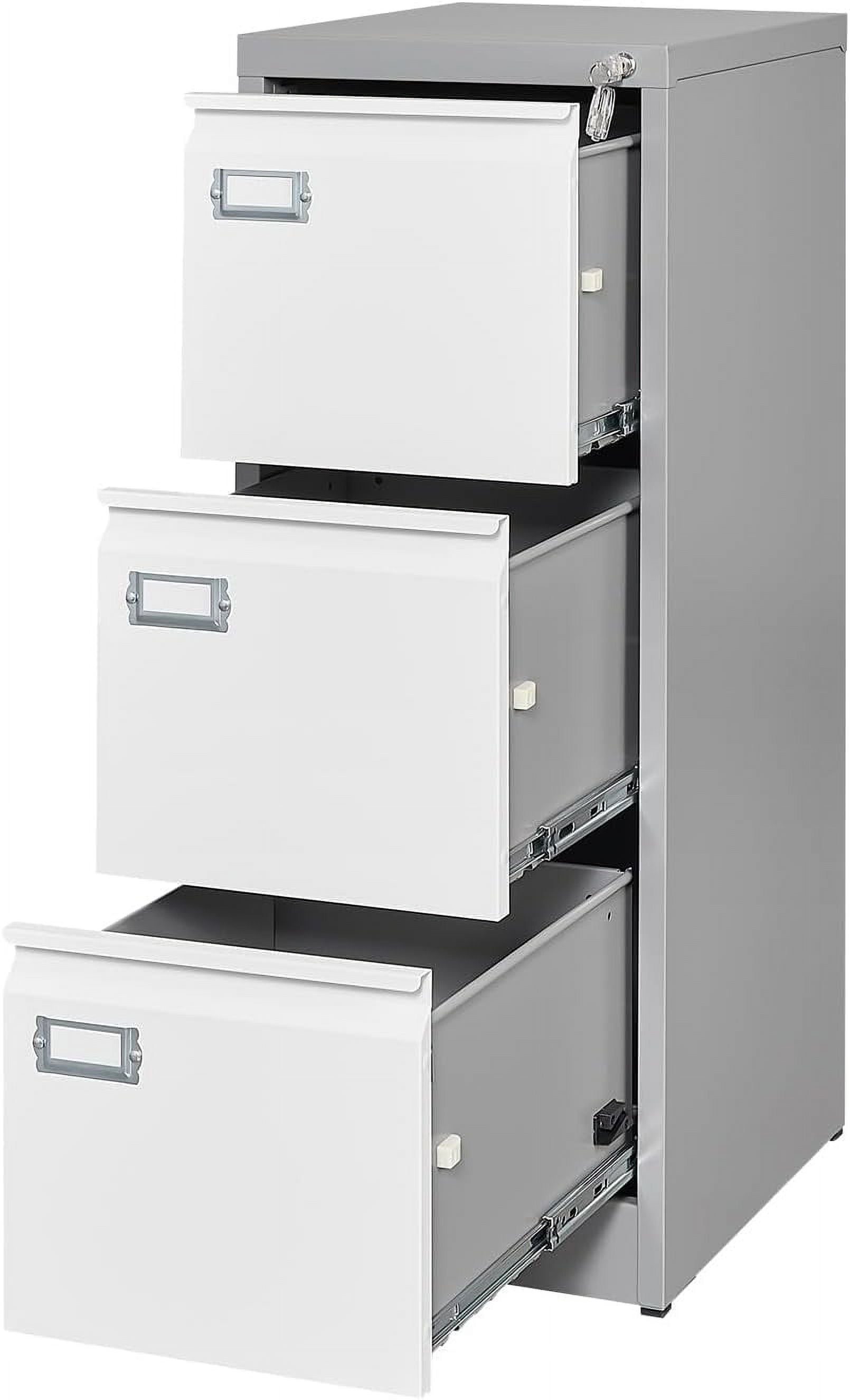 dbuibni 4 Drawer File Cabinet with Lock Filing Cabinets for Metal ...