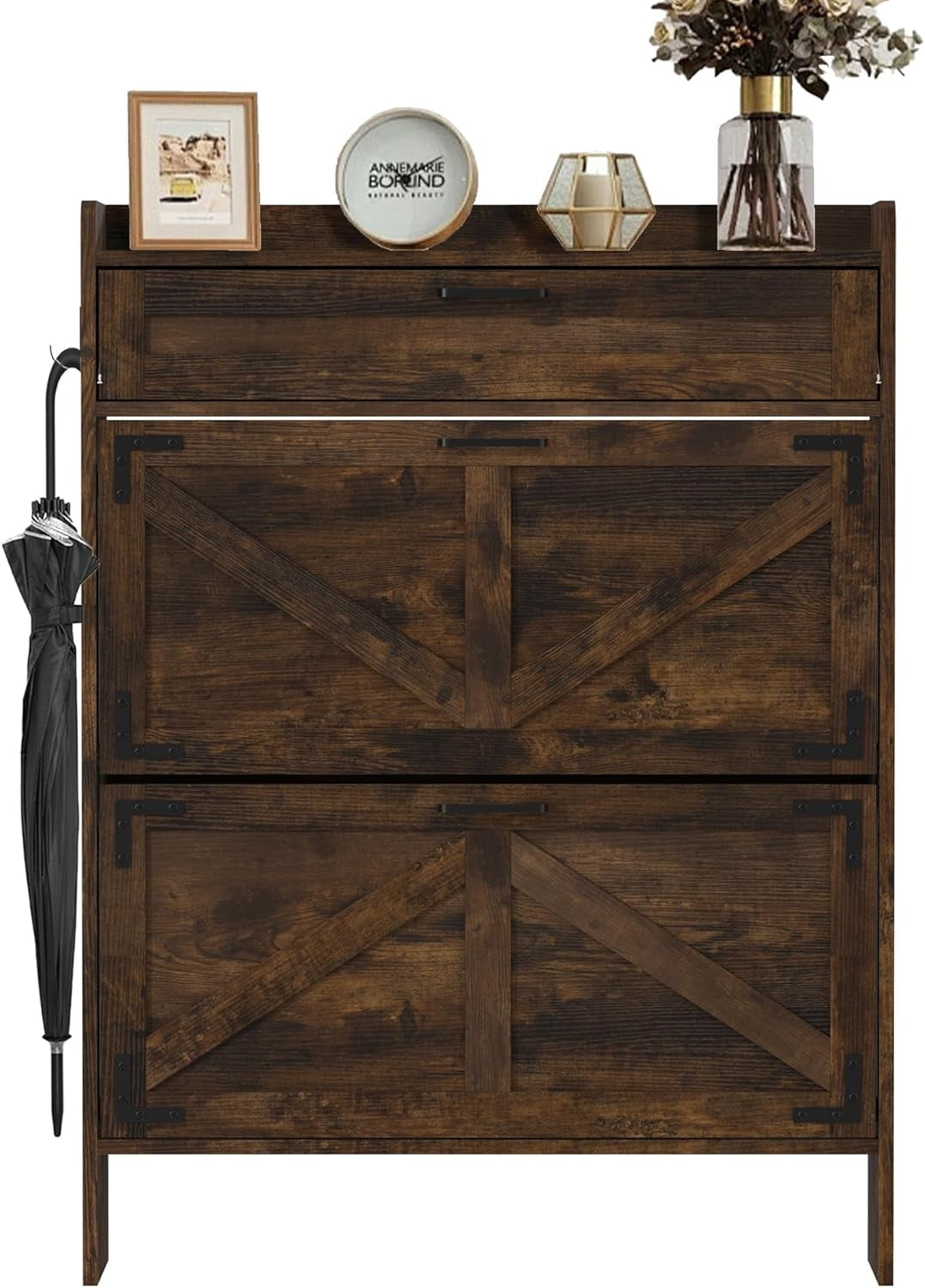 dbuibni Shose Storage Cabinet for Enterway Hidden Shoe Rack Cabinet ...