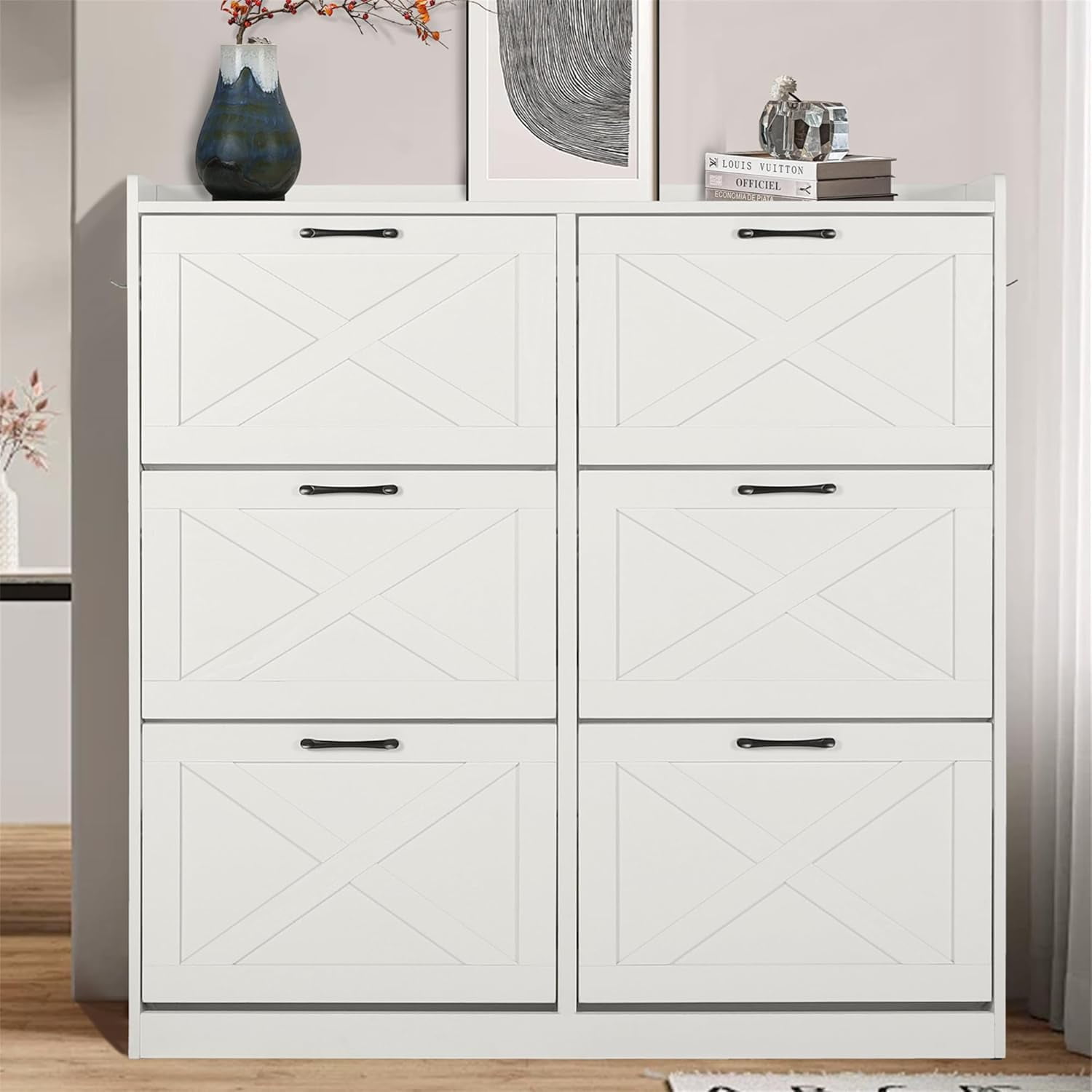 dbuibni Shose Storage Cabinet for Enterway Hidden Shoe Rack Cabinet ...