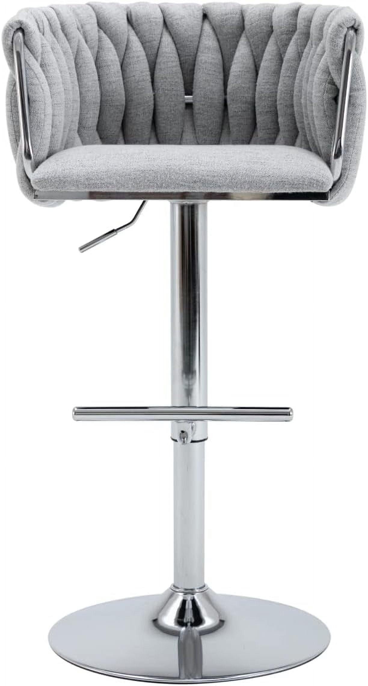 dbuibni Swivel Bar Stools Adjustable Counter Height Bar Stools with ...
