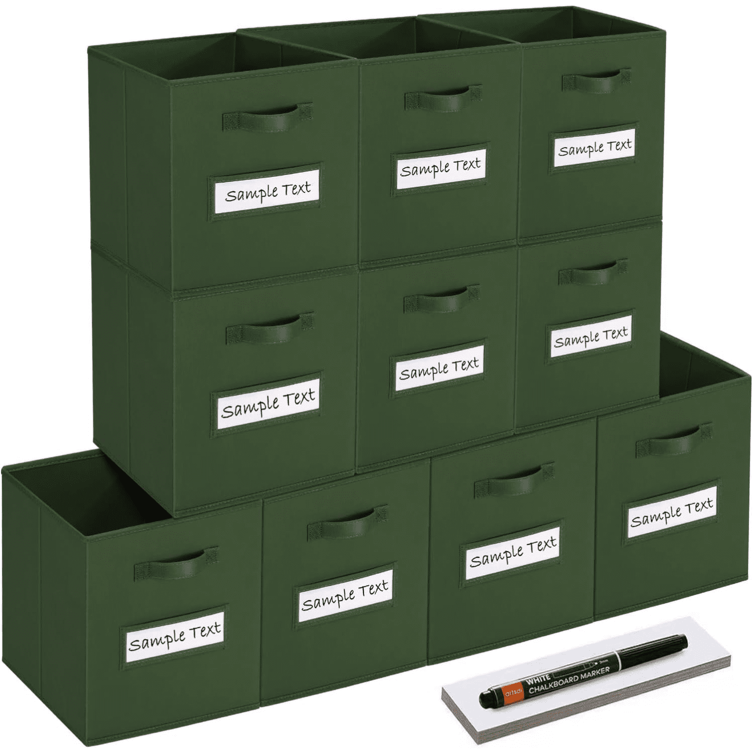 dbuonwo KFHDMCV 11 Inch Storage Cube Storage bin () Foldable Fabric ...