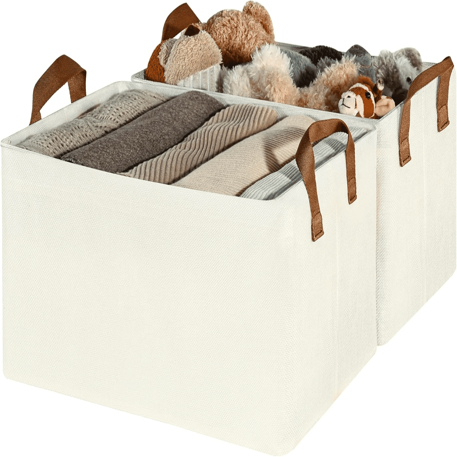 dbuonwo Storage Bins for Closet Organizers and Storage Baskets with ...