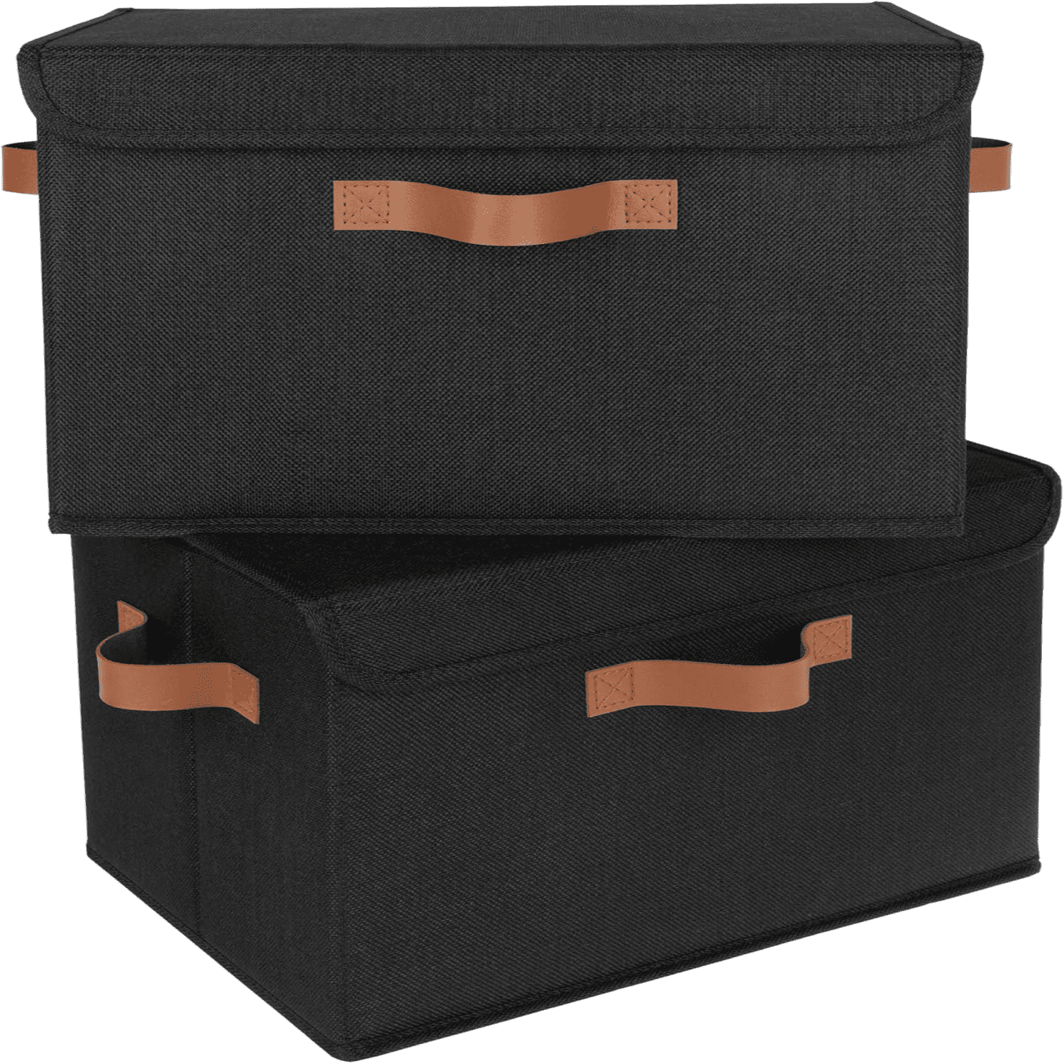 dbuonwo Storage Bins with Lids Fabric Storage Boxes Closet Organizers ...