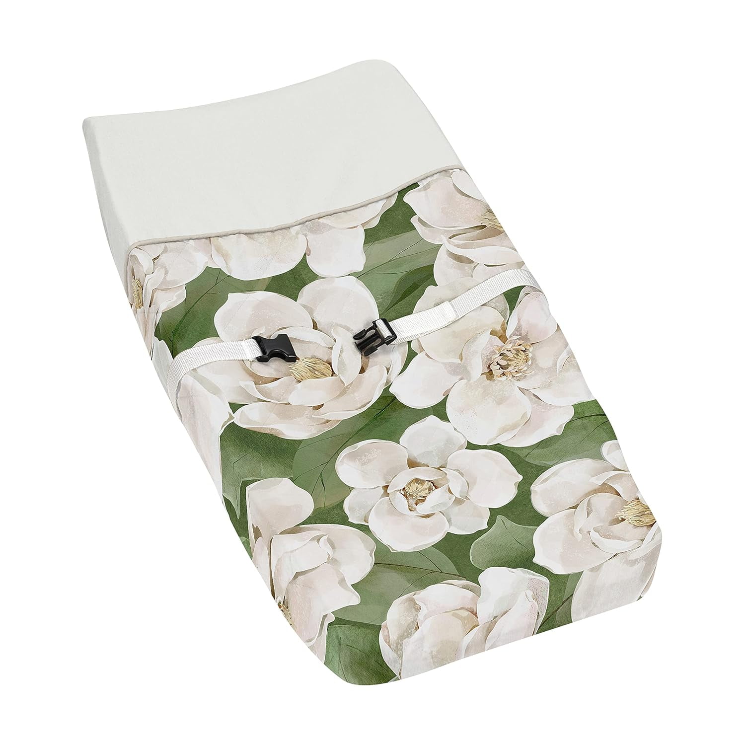 dbyuinbi Sage Green Boho Flower Floral Girl Baby Changing Pad Cover ...