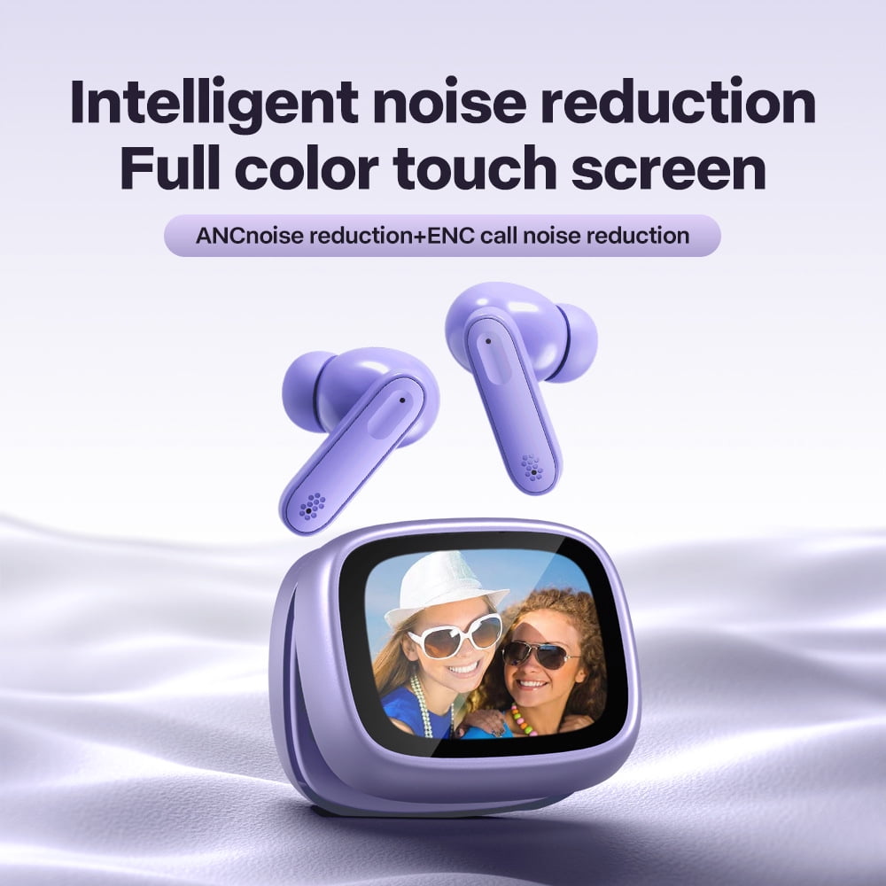 dd2 Wireless Bluetooth Headset with LCD Touch Screen, ANC Noise ...