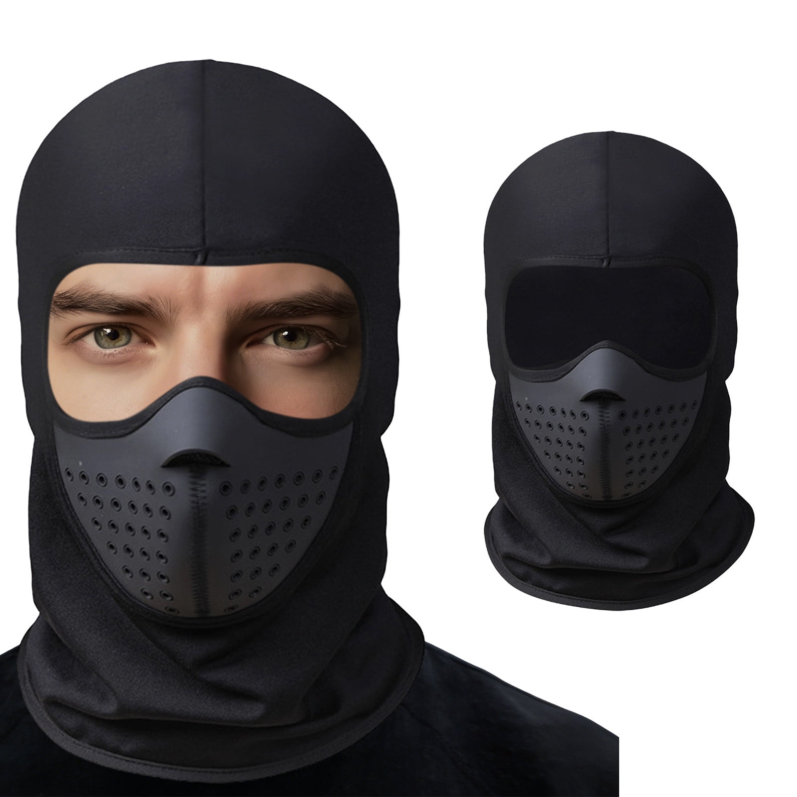 ddioayh Balaclava Windproof Warm Full Face Mask with Breathable Mesh ...