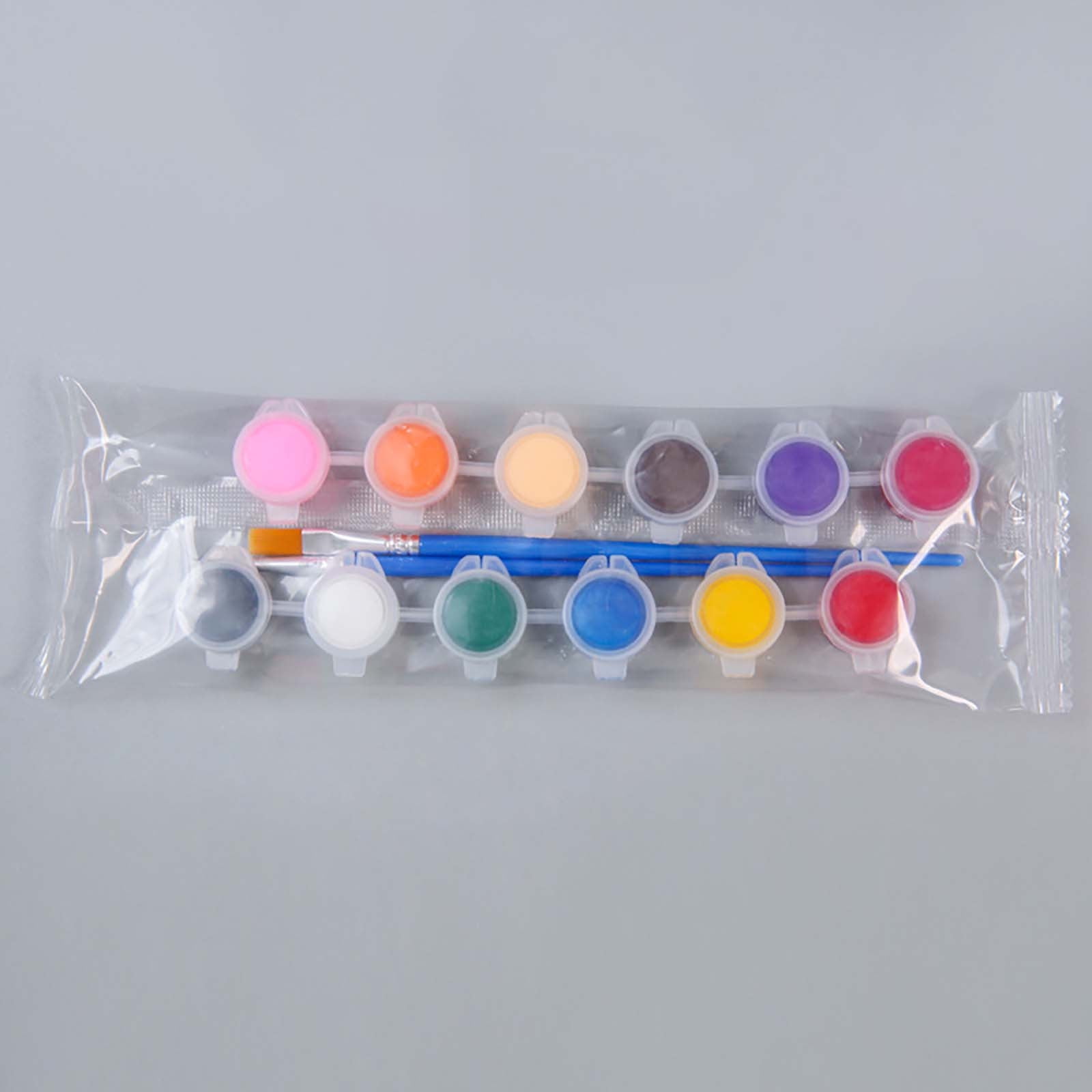 ddioayh Clearance 12 Pcs Mini Acrylic Paint Set,12 Colors Acrylic Paint ...