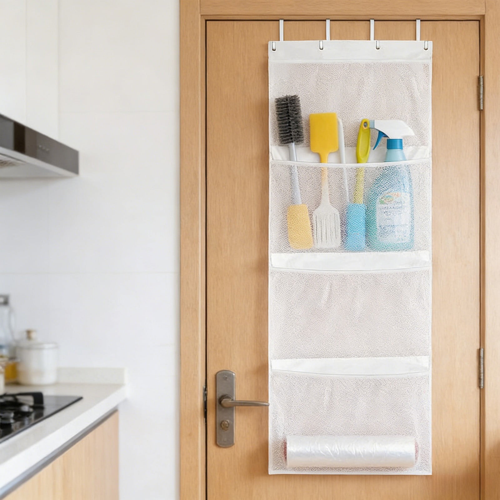 ddioayh Over Door Organizer with 4 Large Mesh Pockets for Bedroom ...