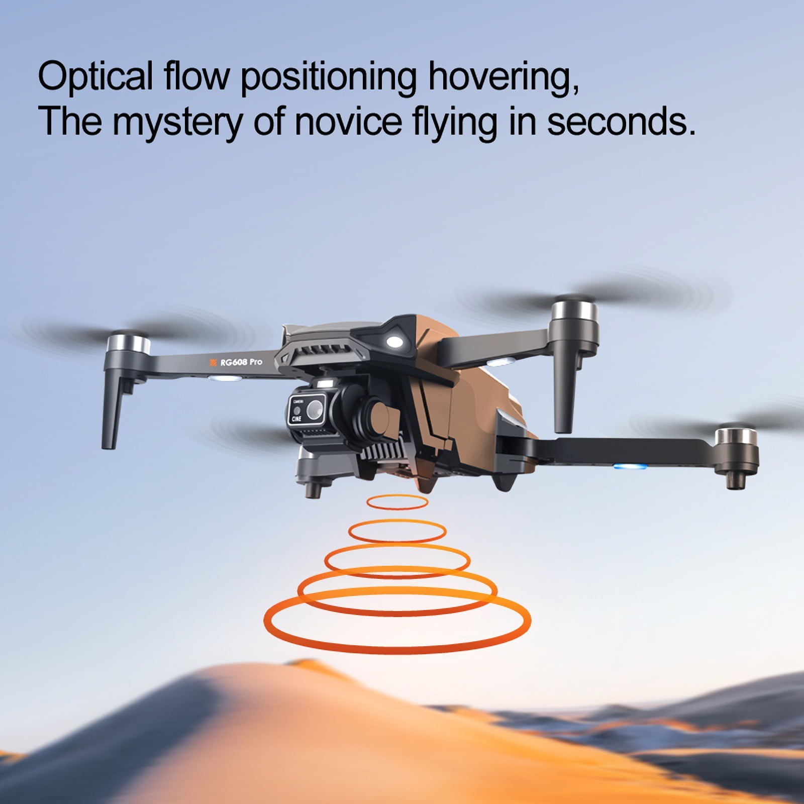ddioayh FPV Drone With Brushless Motor 4K UHD Camera 4G Obstacle ...
