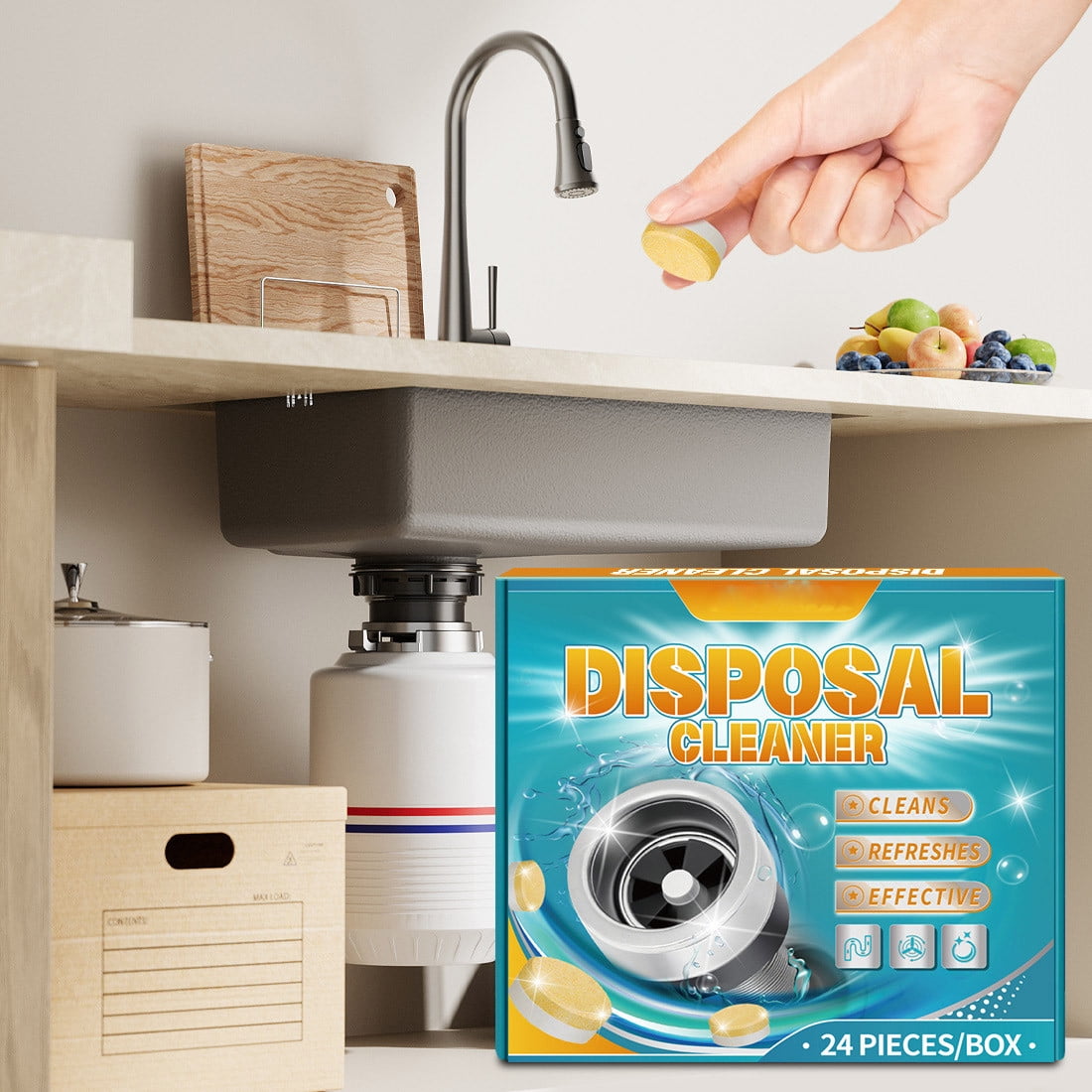 ddioayh [Garbage Disposal Cleaner & Deodorizer - Powerful Odor Removal ...