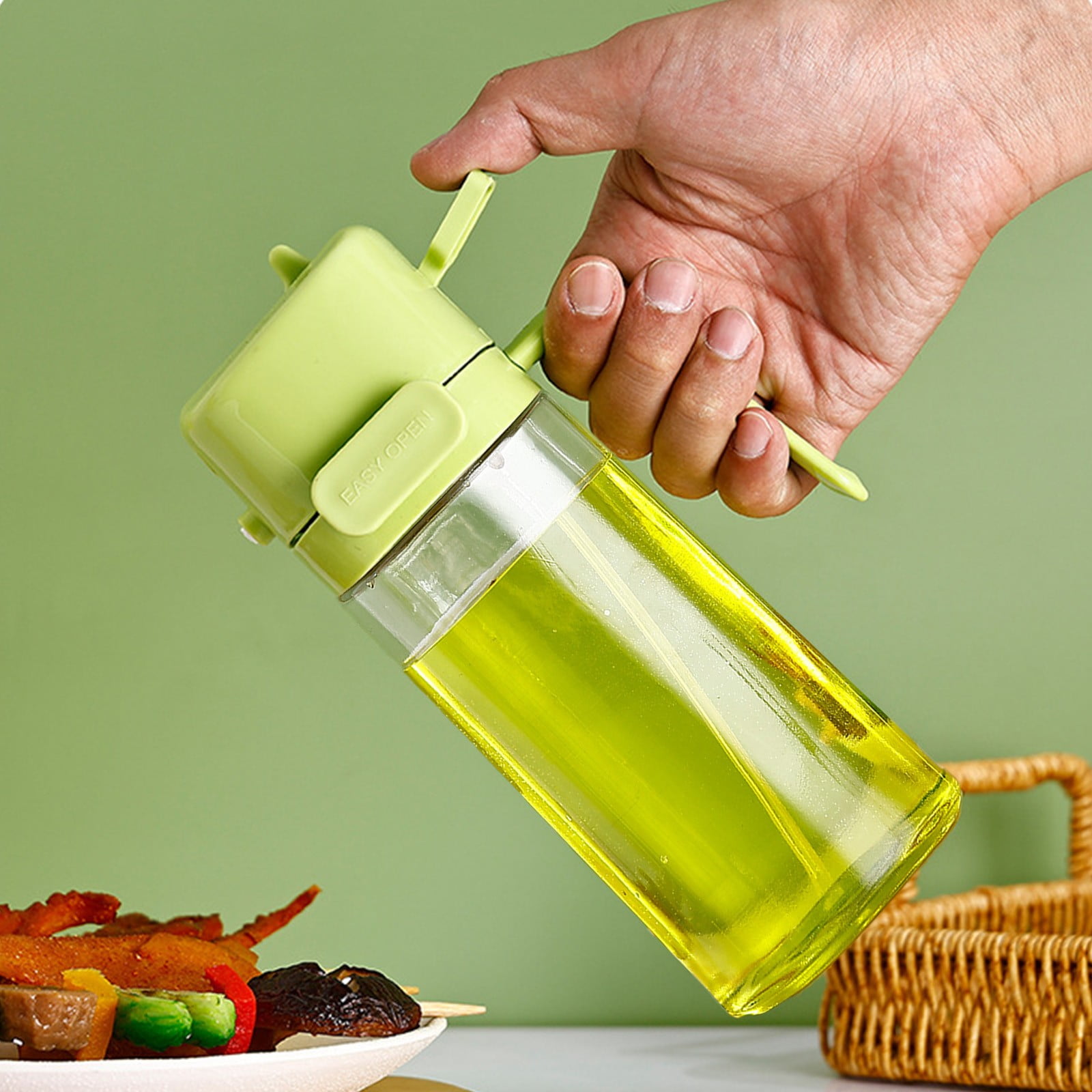 ddioayh Oil Spray Bottle Atomized Oil Mist Sprayer with Accurate 0.5g ...