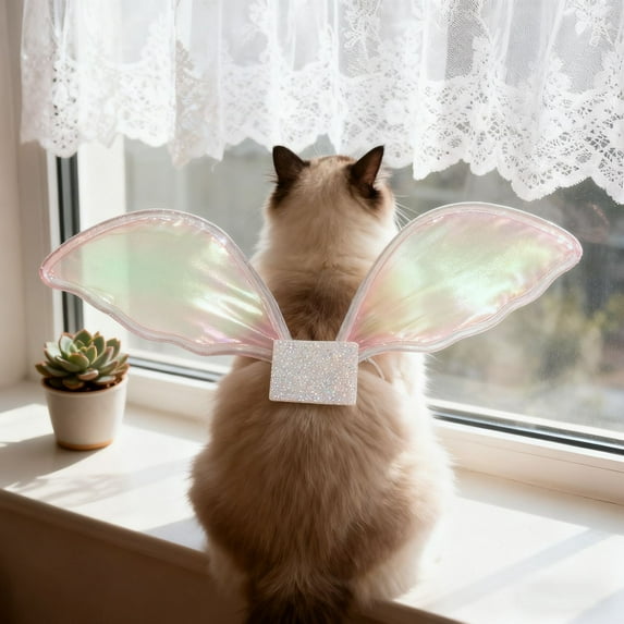 ddioayh Pet Angel Wing-Shaped Costume for Dogs and Cats Lightweight ...